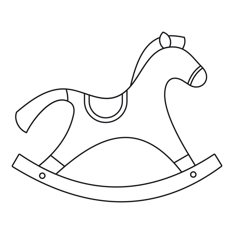 Rocking horse toy icon, outline style 15206641 Vector Art at Vecteezy Rocking horse toy icon, outline style 15206641 Vector Art at Vecteezy