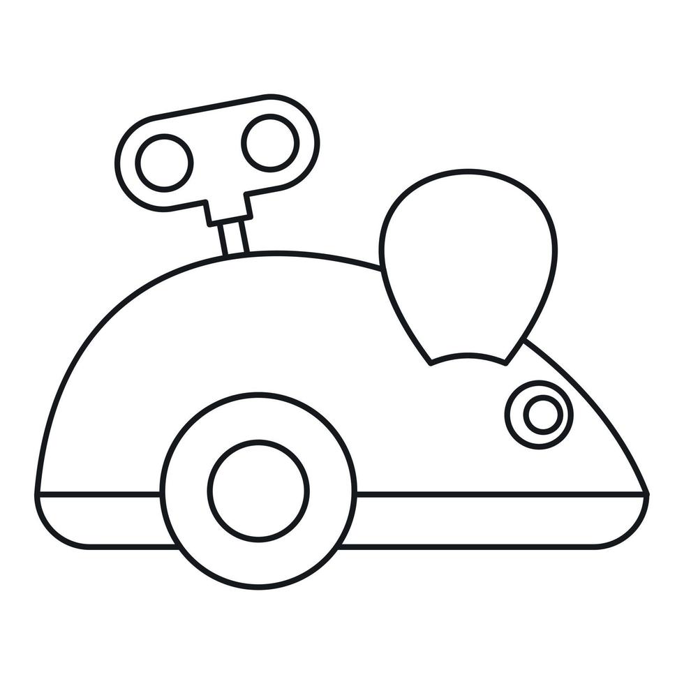 Clockwork Mouse Icon Outline Style 15207002 Vector Art At Vecteezy