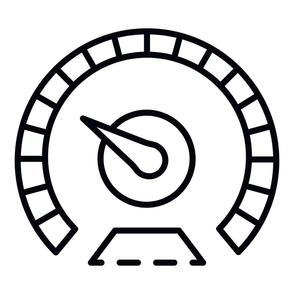 Measure Speedometer Icon Outline Style 15208851 Vector Art At Vecteezy
