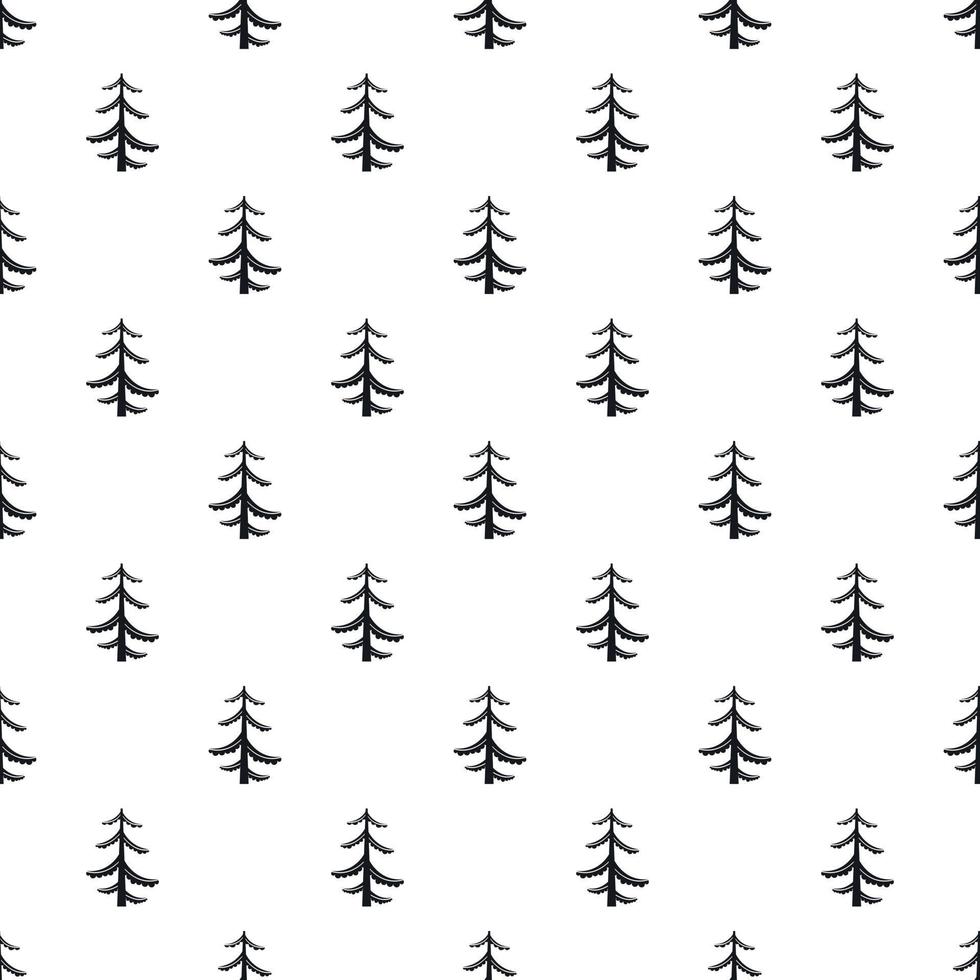 Pine tree pattern, simple style 15208943 Vector Art at Vecteezy