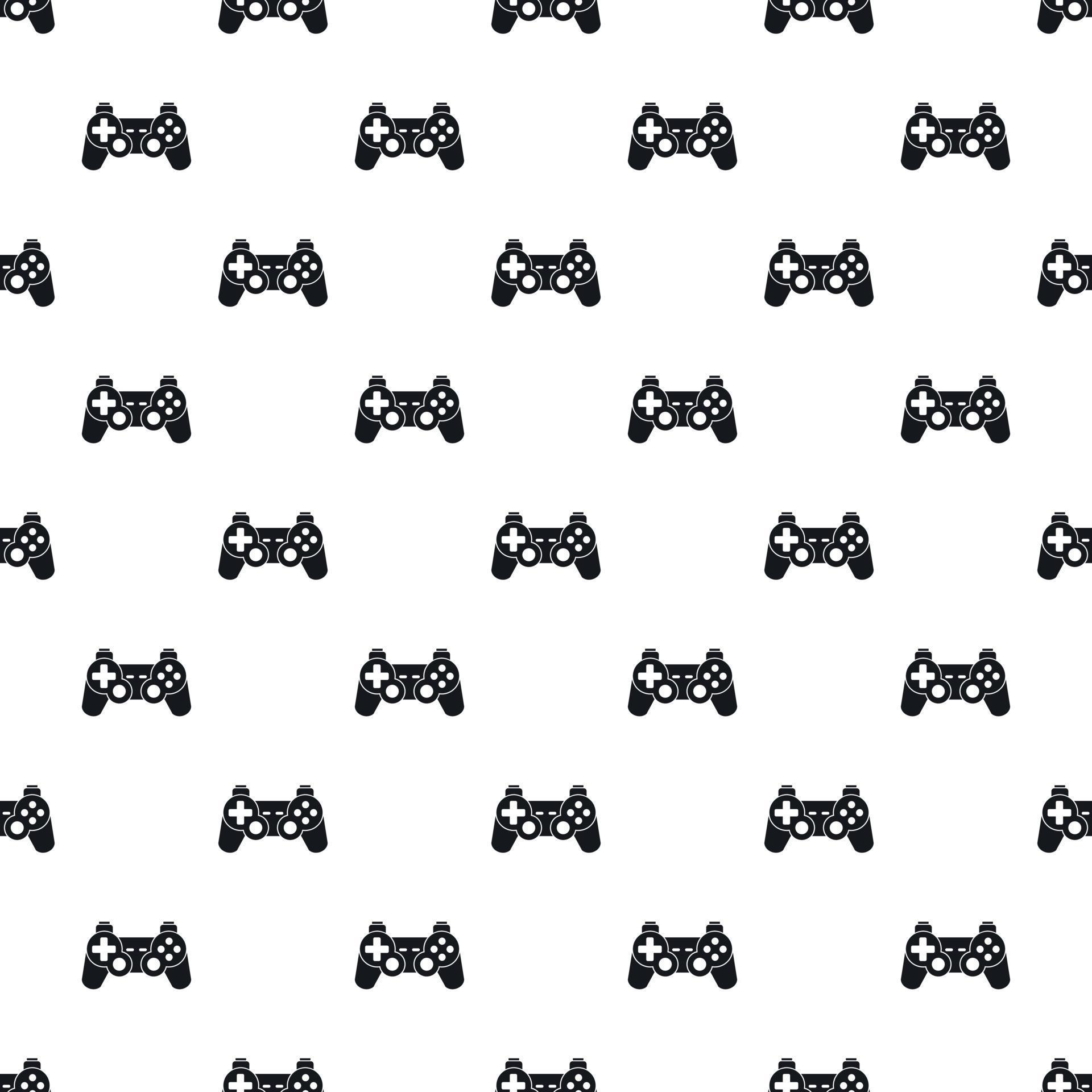 Video Game Controller Pattern Simple Style 15208994 Vector Art At Vecteezy