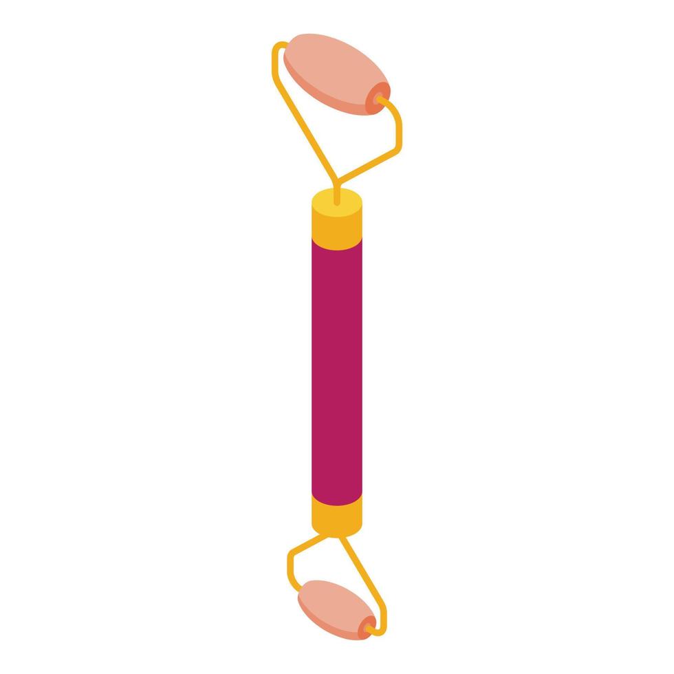 Face massage tool icon isometric vector. Jade roller 15209297 Vector ... Face massage tool icon isometric vector. Jade roller 15209297 Vector ...