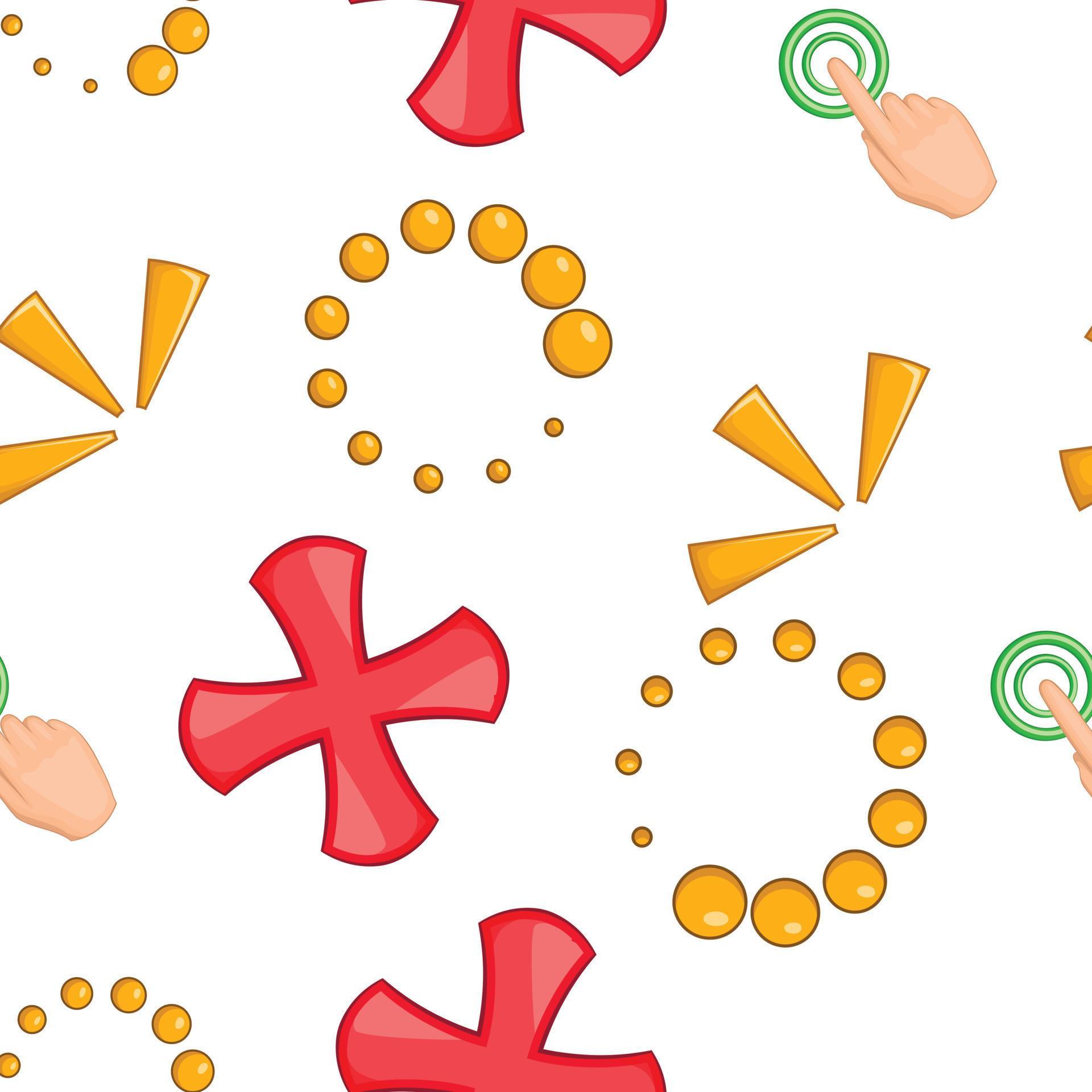 Mouse pointer pattern, cartoon style 15209834 Vector Art at Vecteezy