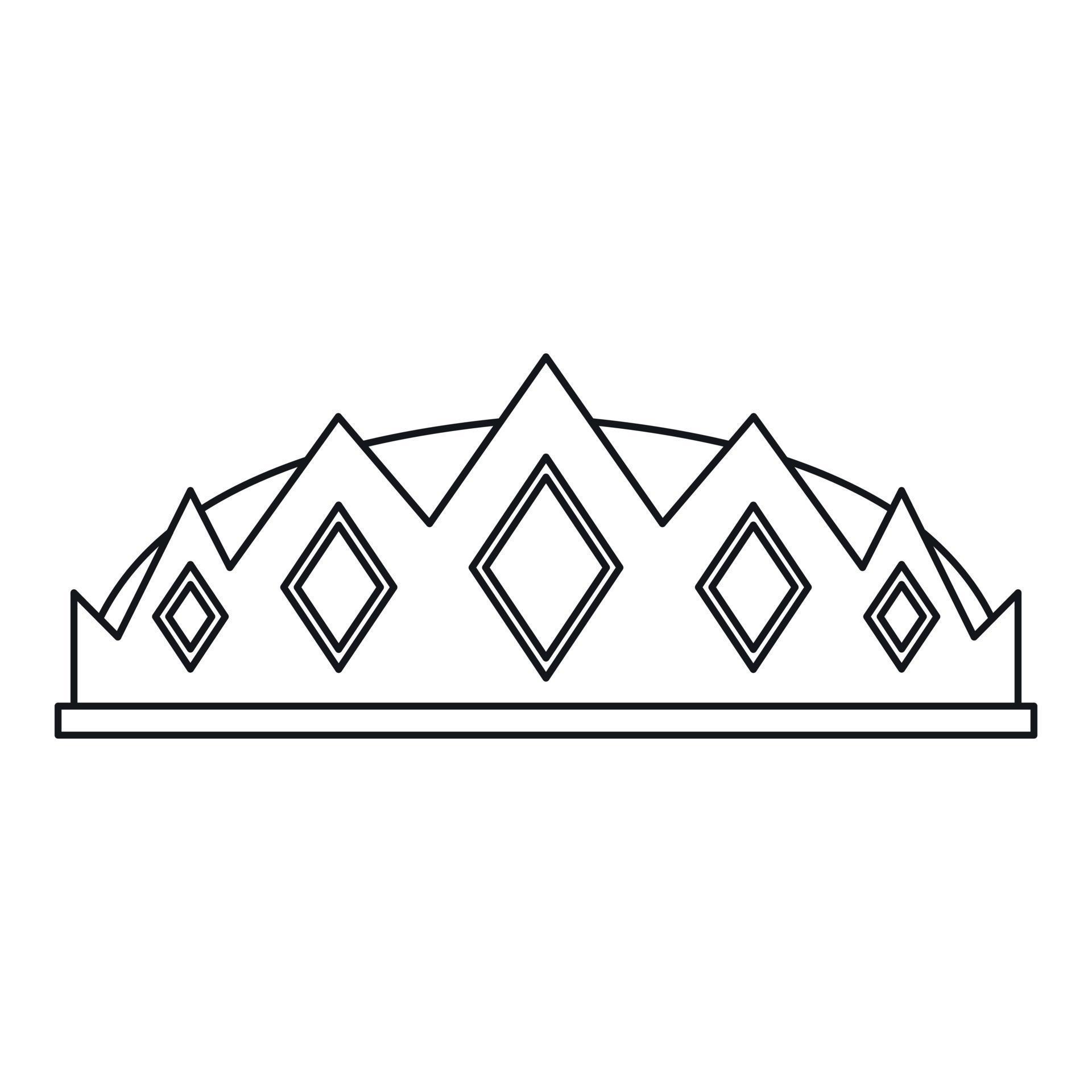 Small Crown Icon Outline Style 15211072 Vector Art At Vecteezy