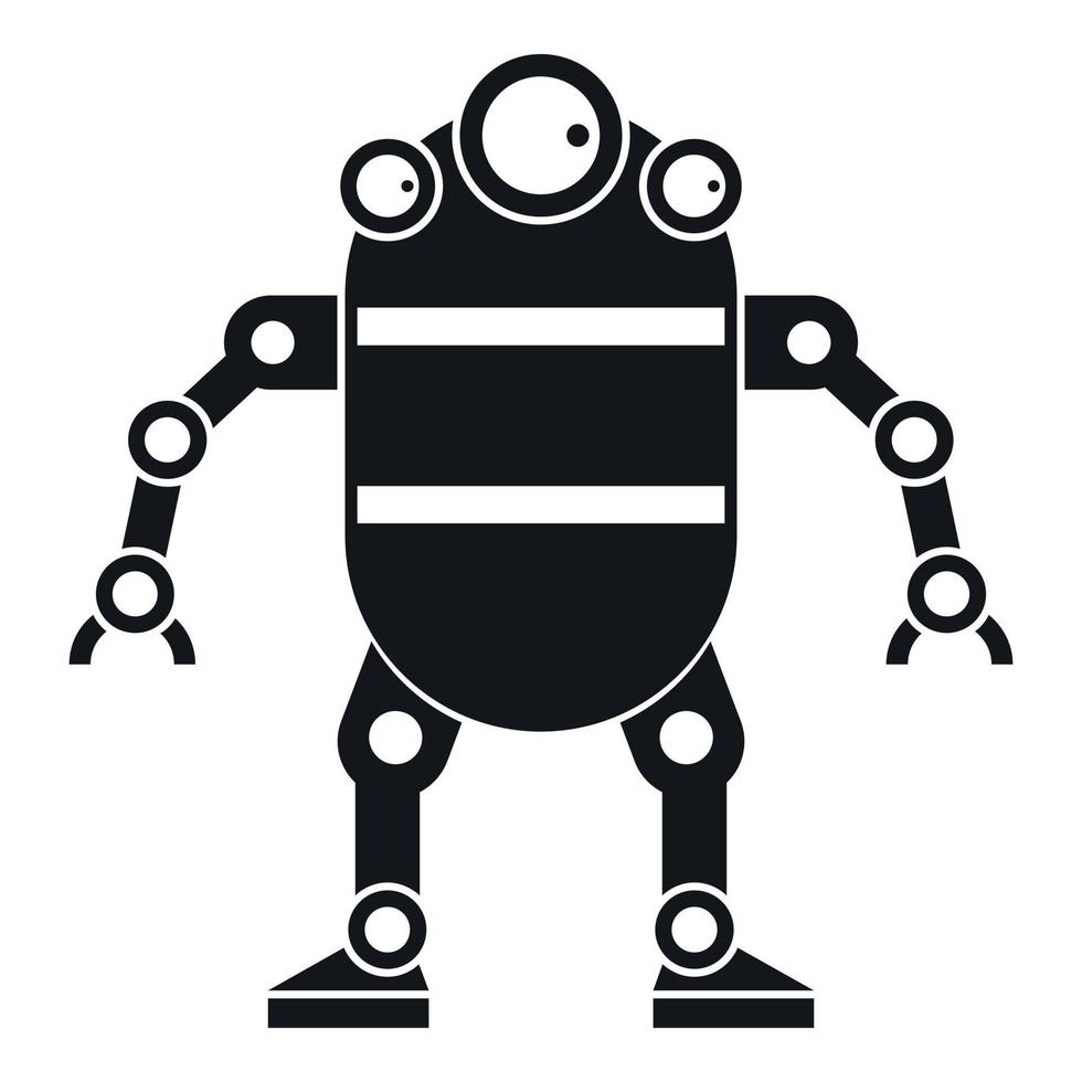 Robot icon, simple style 15211454 Vector Art at Vecteezy