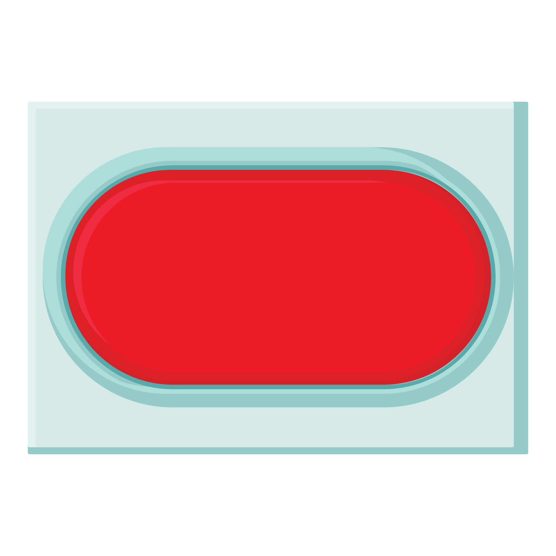 Red rectangular button icon, cartoon style 15212233 Vector Art at Vecteezy