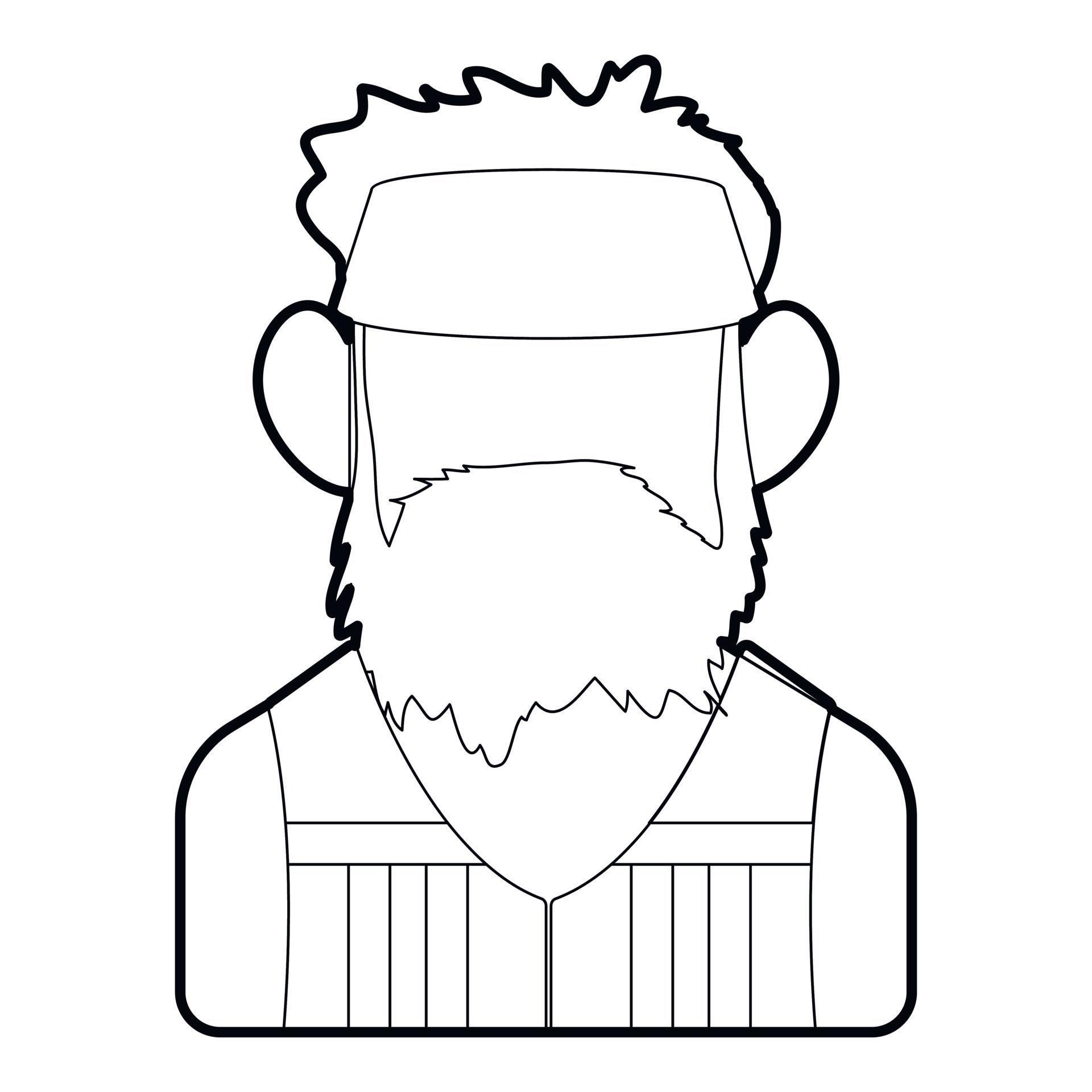 Programmer icon, outline style 15212254 Vector Art at Vecteezy