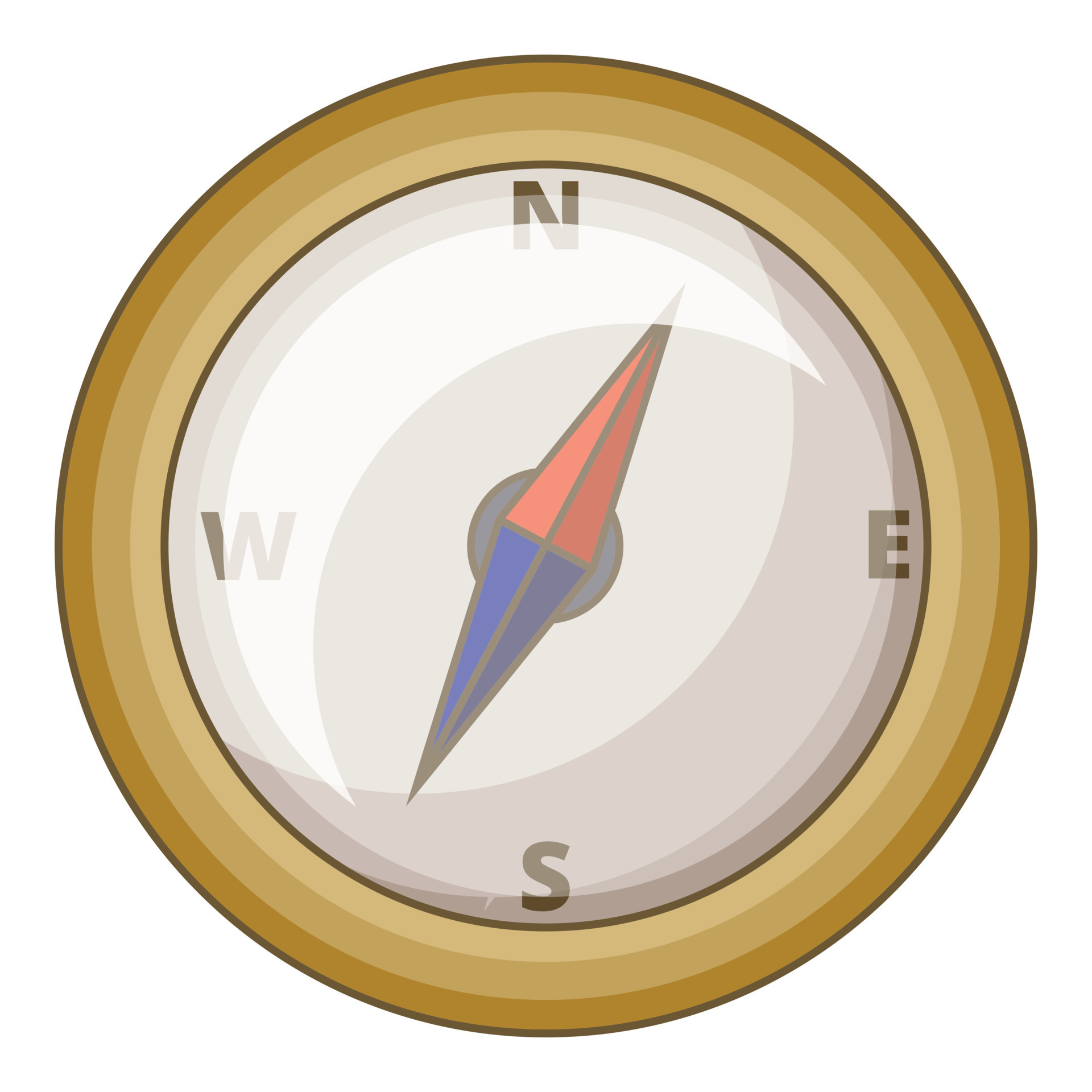 Compass Icon Cartoon Style 15212507 Vector Art At Vecteezy