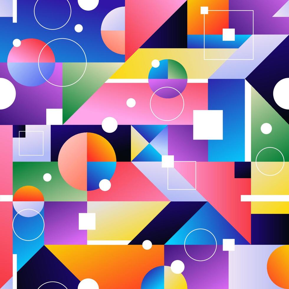 Abstract Geometric Seamless Pattern 15214271 Vector Art at Vecteezy