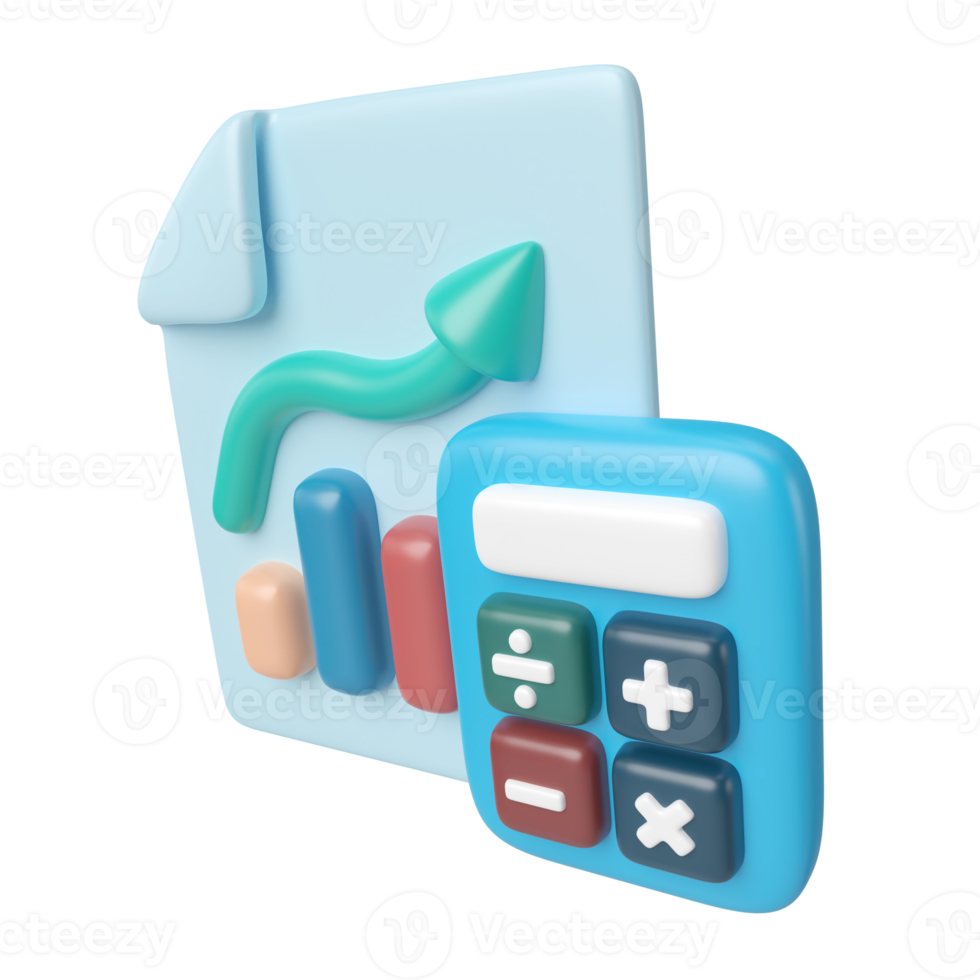 icono de ilustración 3d de contabilidad 15214623 PNG icono de ilustración 3d de contabilidad 15214623 PNG
