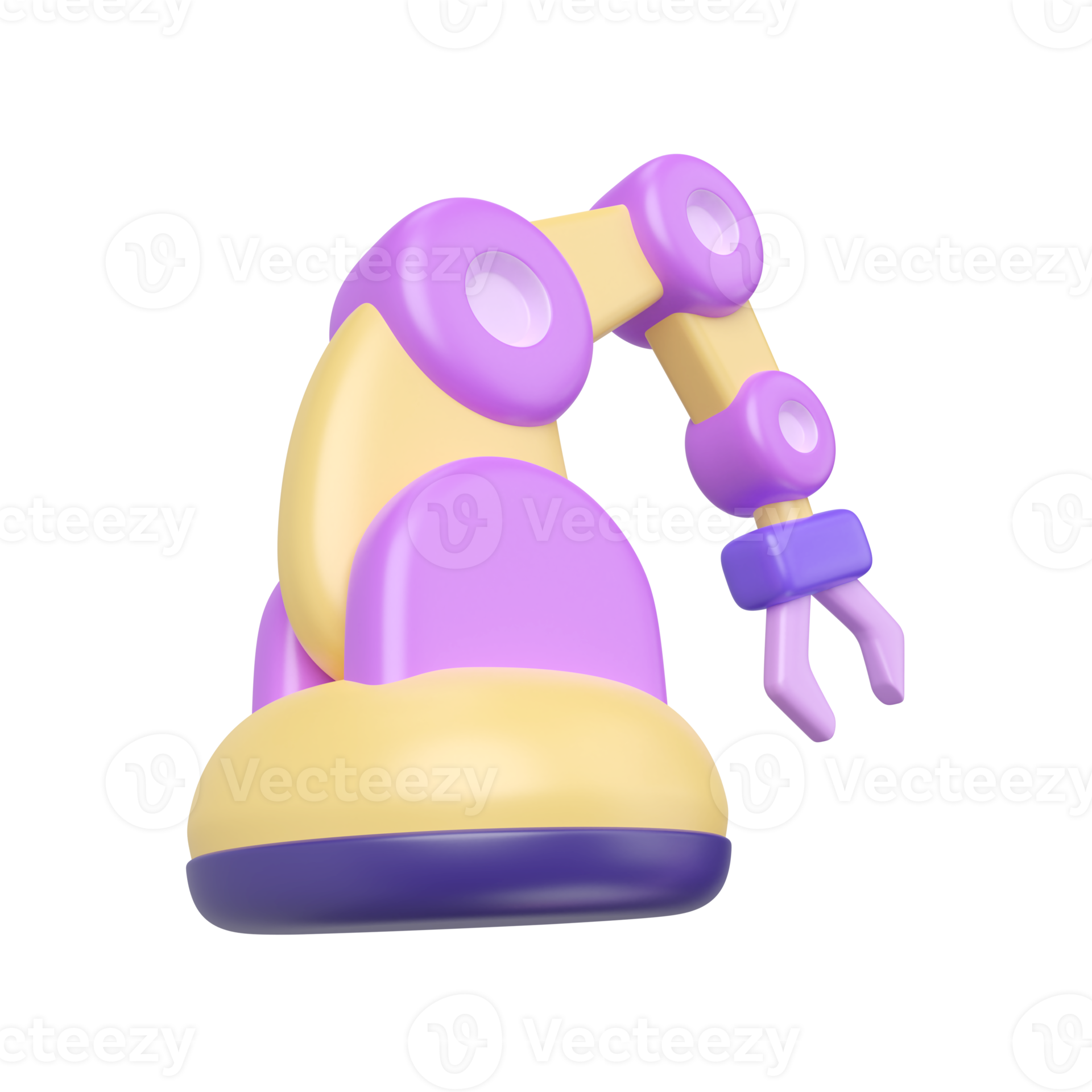 Industrial Robot 3D Illustration Icon 15214773 PNG