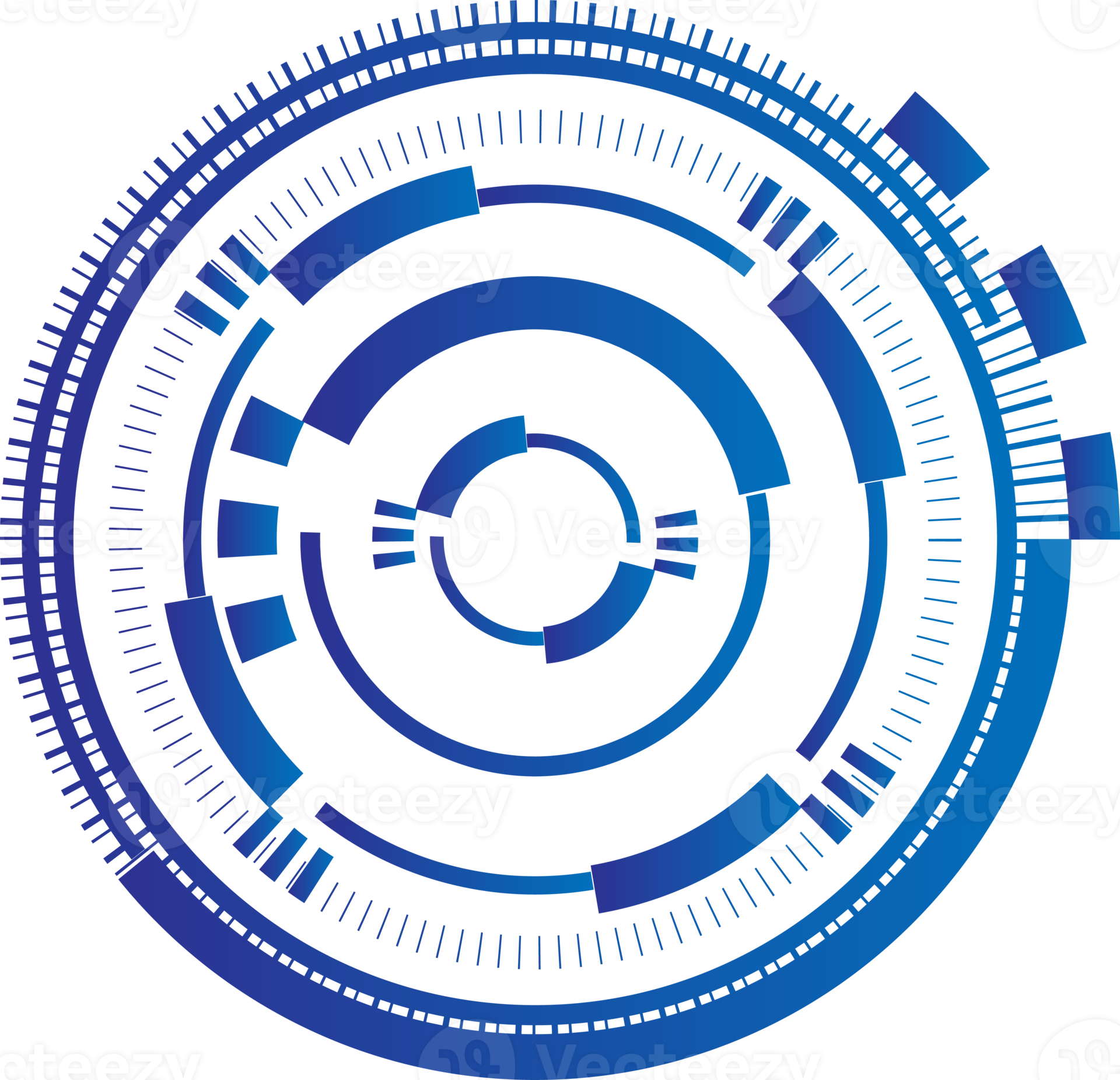 Christmas festival tech circle signal interface futuristic technology icon element abstract ...