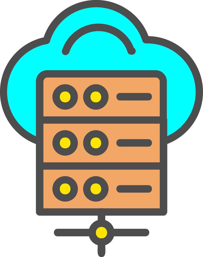 Server Vector Icon 15215784 Vector Art at Vecteezy