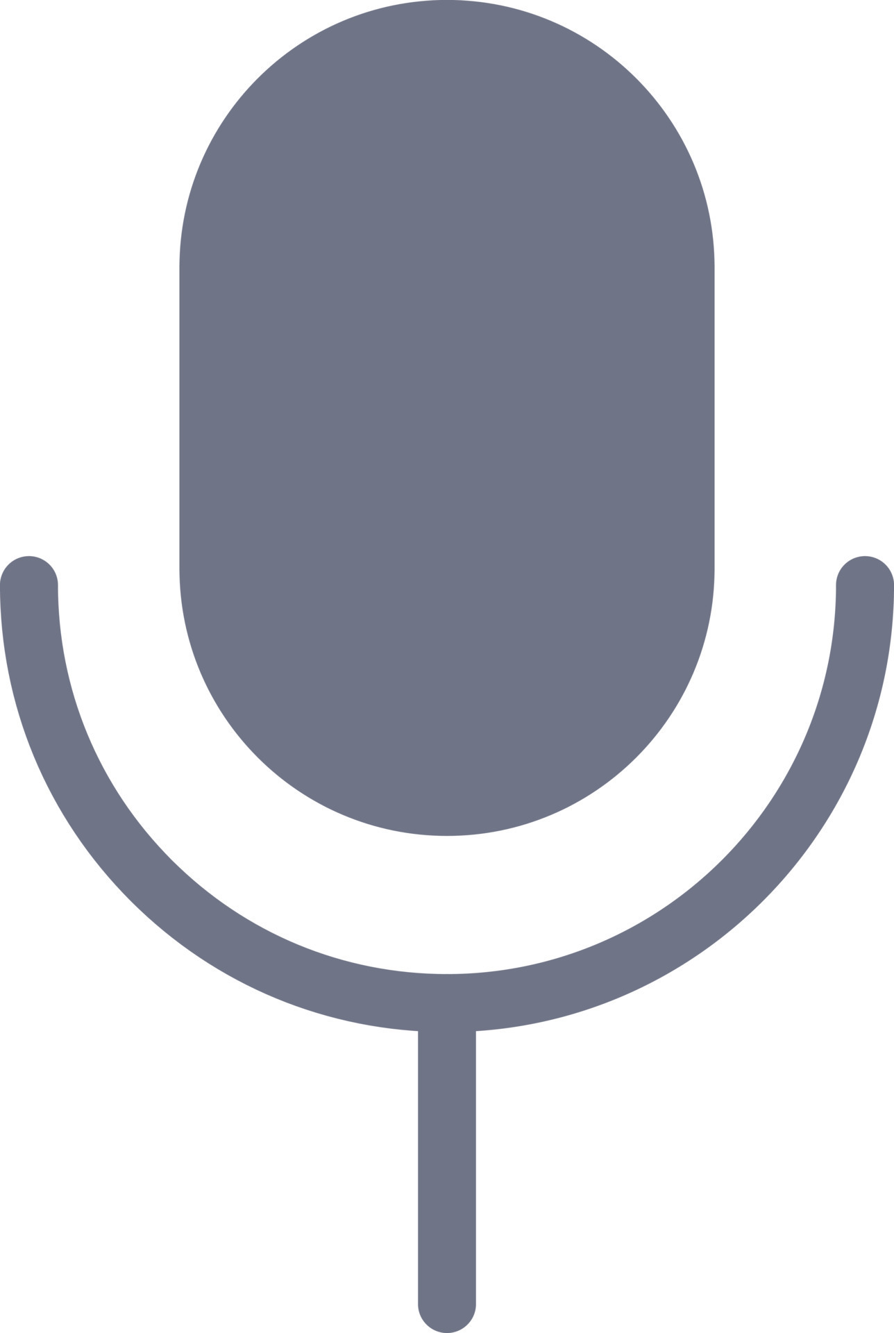 Mic Microphone Basic Ui Flat Color Icon Vector icon banner Template ...