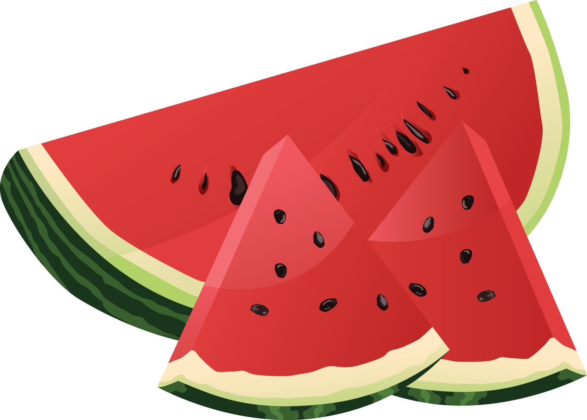 isolated red watermelon slice illustration 15220792 Vector Art at Vecteezy
