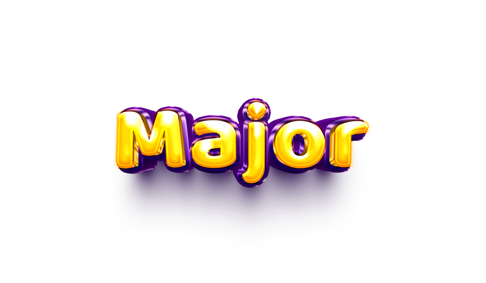 names of boys English helium balloon shiny celebration sticker 3d inflated Major 15224154 PNG