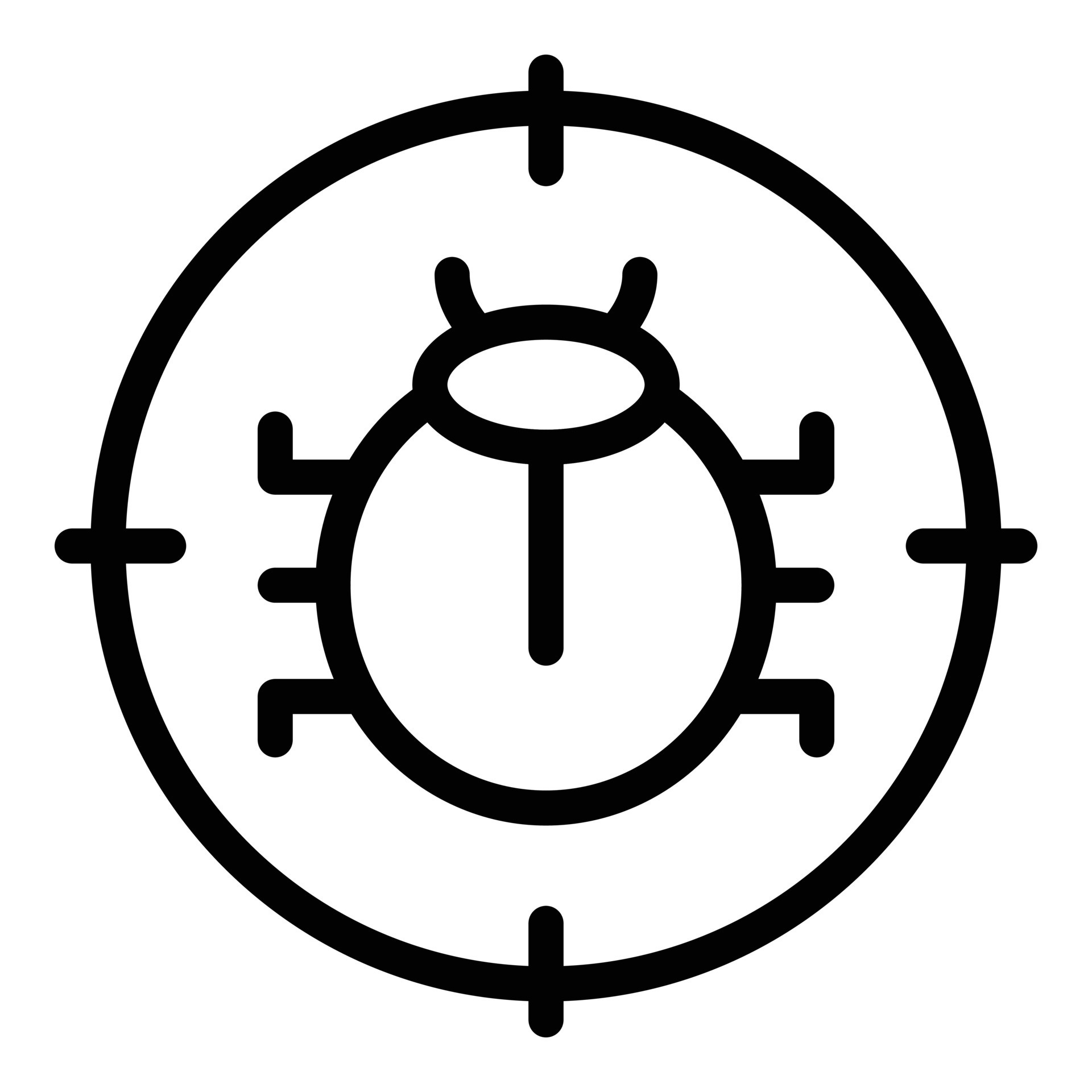 Bug Detection Icon Outline Vector Online Security 15225691 Vector Art At Vecteezy