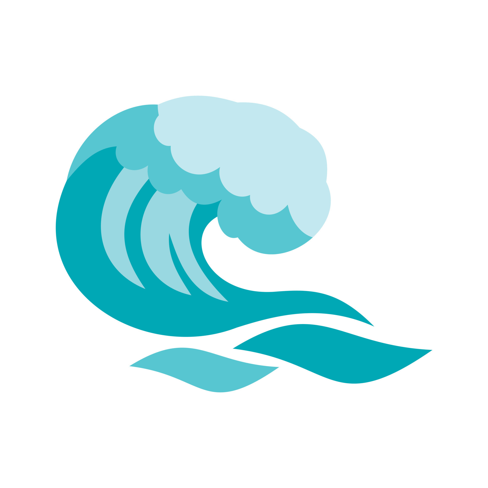 Big wave icon, cartoon style 15228120 Vector Art at Vecteezy