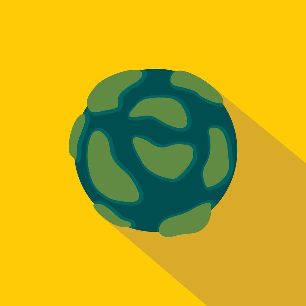 Beautiful planet icon, flat style 15228602 Vector Art at Vecteezy