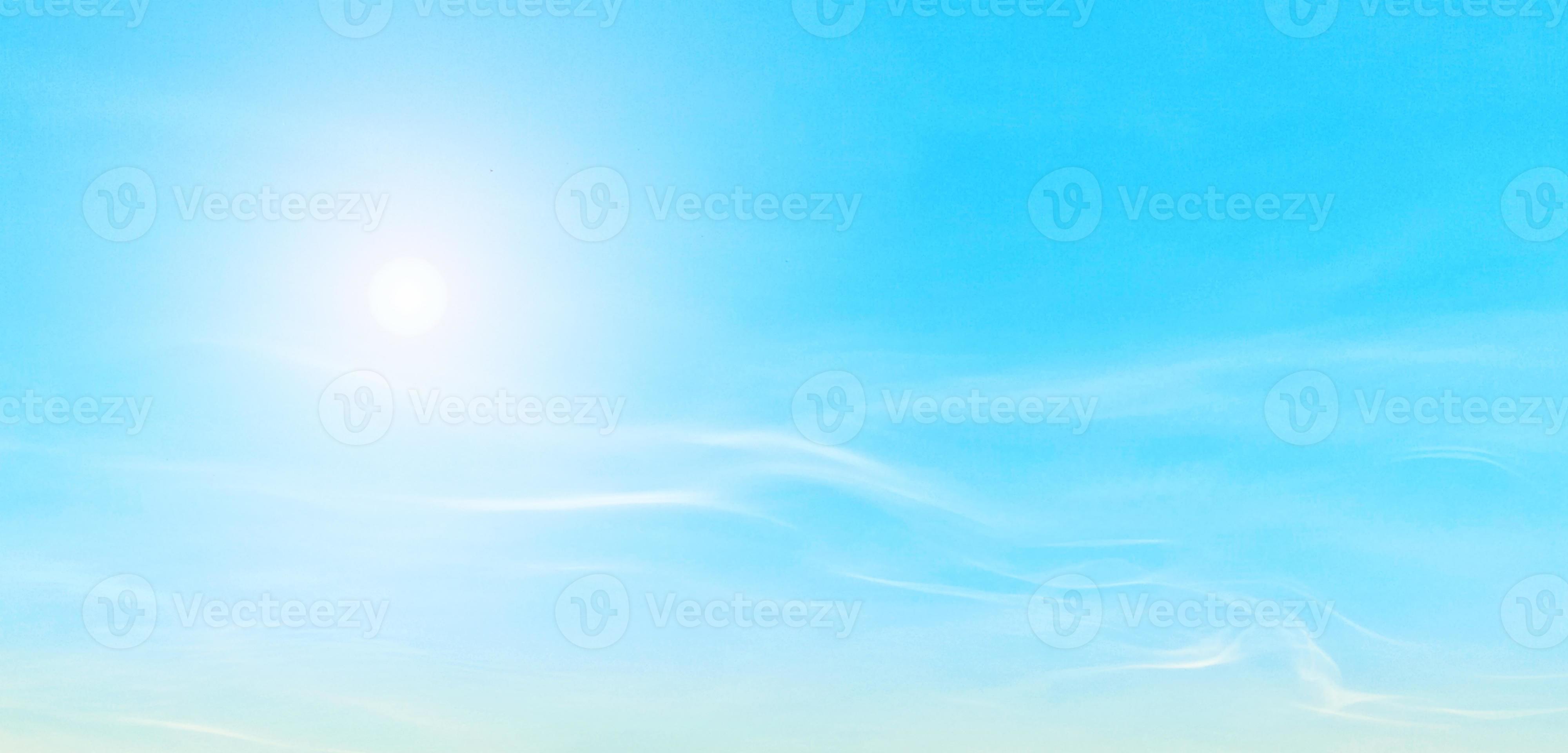 Blue sky background with bright sun. Blue sky with bright sunshine.Blue sky with bright sun ...