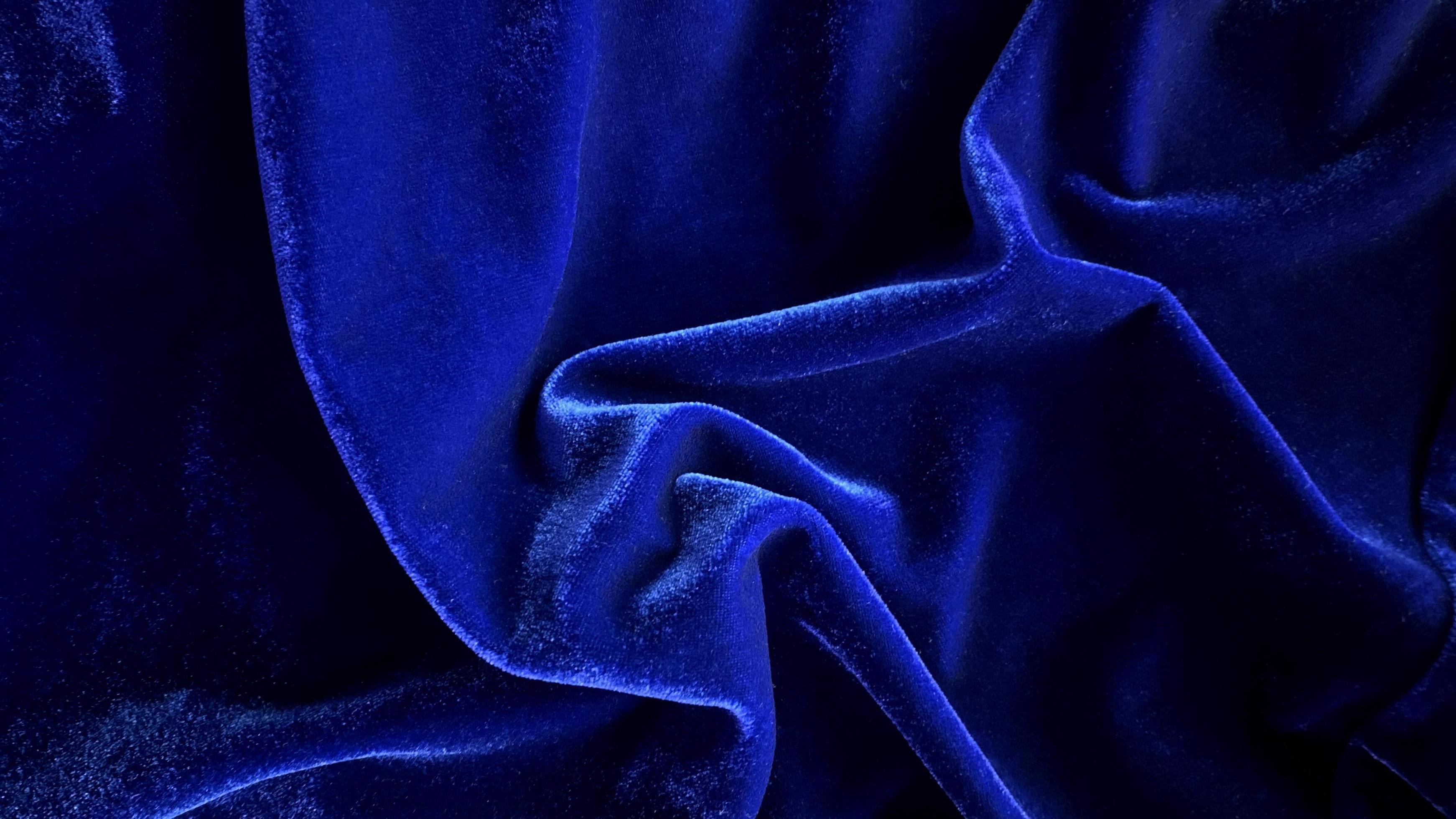 Blue velvet fabric texture used as background. Empty Bluefabric background of soft and smooth ...