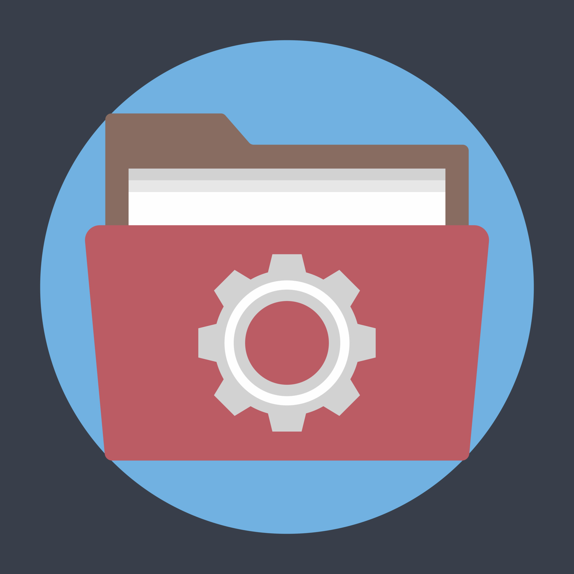 Trendy Settings Folder 15234158 Vector Art At Vecteezy