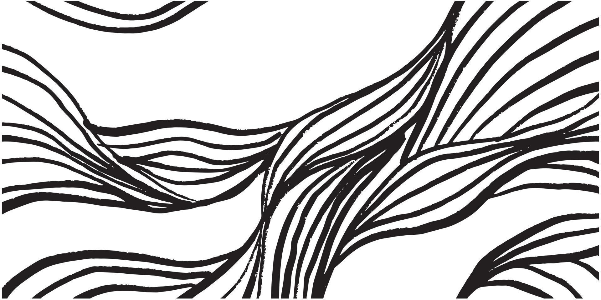 Abstract line background in hand drawn illustration style 15239187 ...