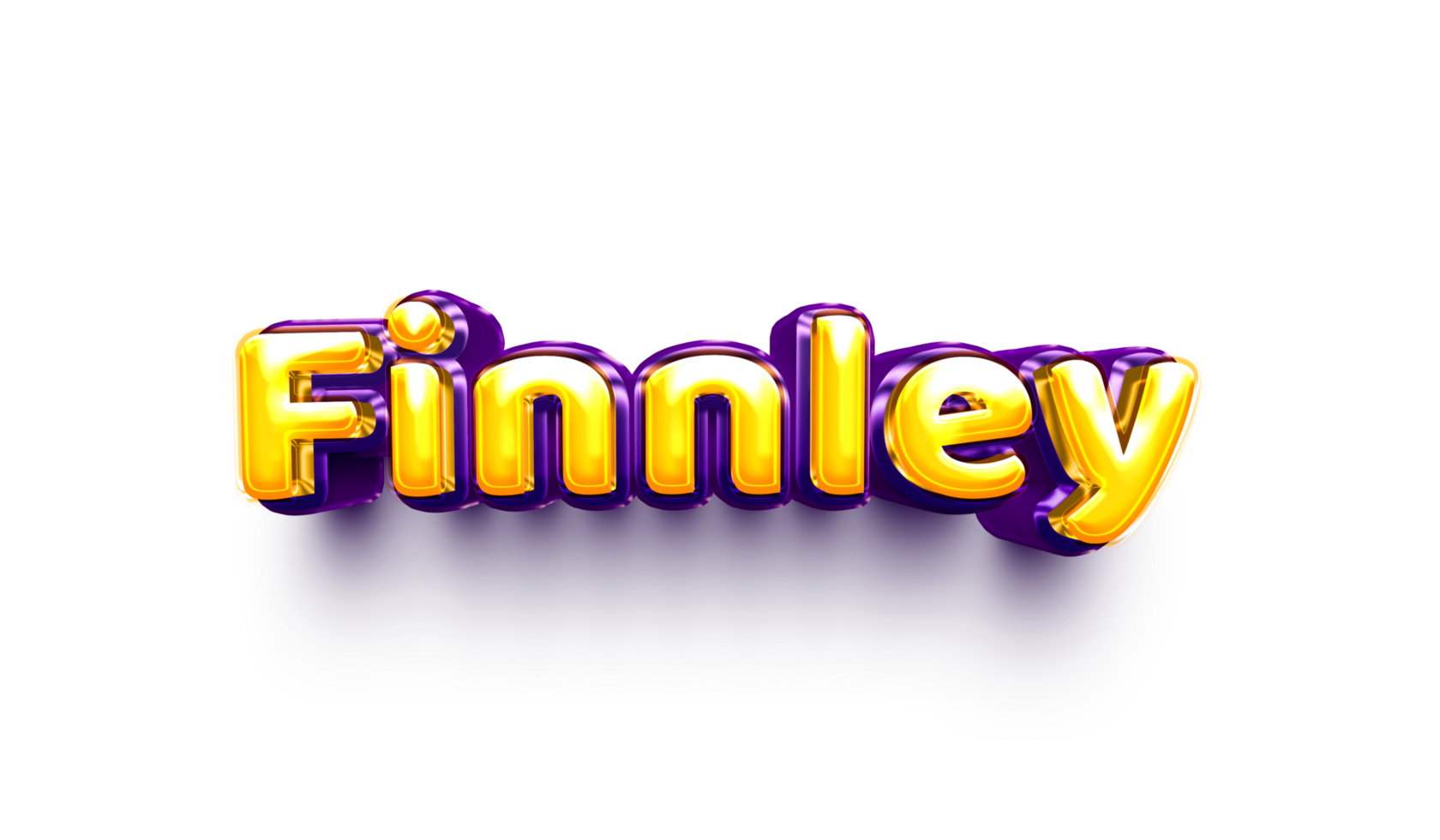 names of boys English helium balloon shiny celebration sticker 3d inflated 15239613 PNG