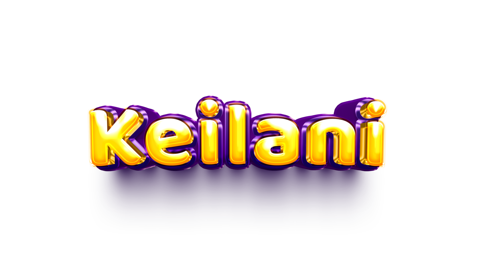 Names Of Girls English Helium Balloon Shiny Celebration Sticker 3d