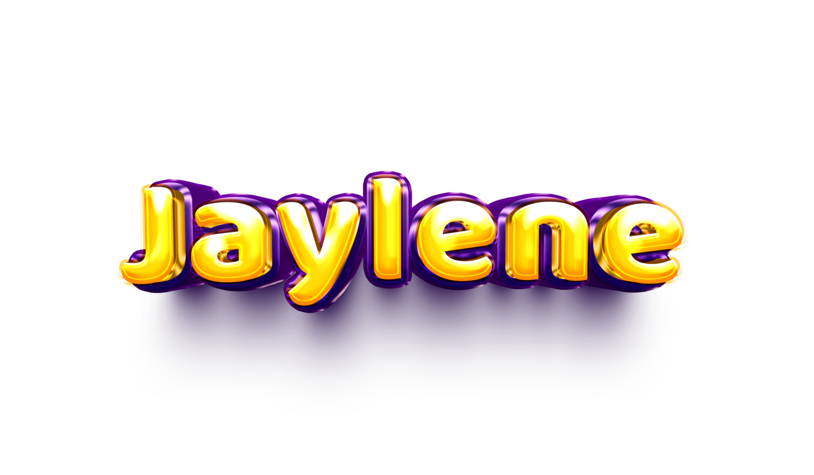 Free Names Of Girls English Helium Balloon Shiny Celebration Sticker 3d