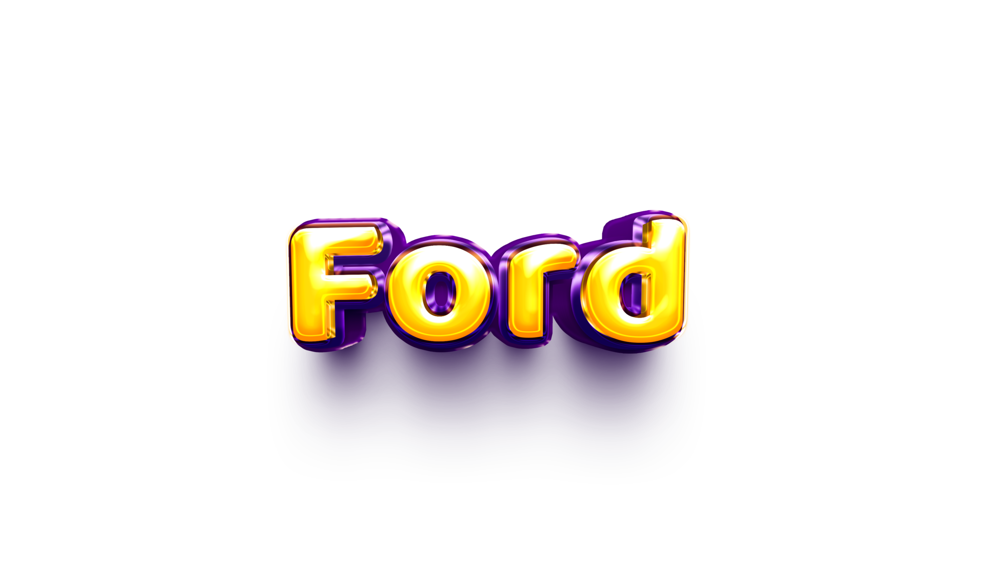 names of boys English helium balloon shiny celebration sticker 3d inflated Ford 15240154 PNG