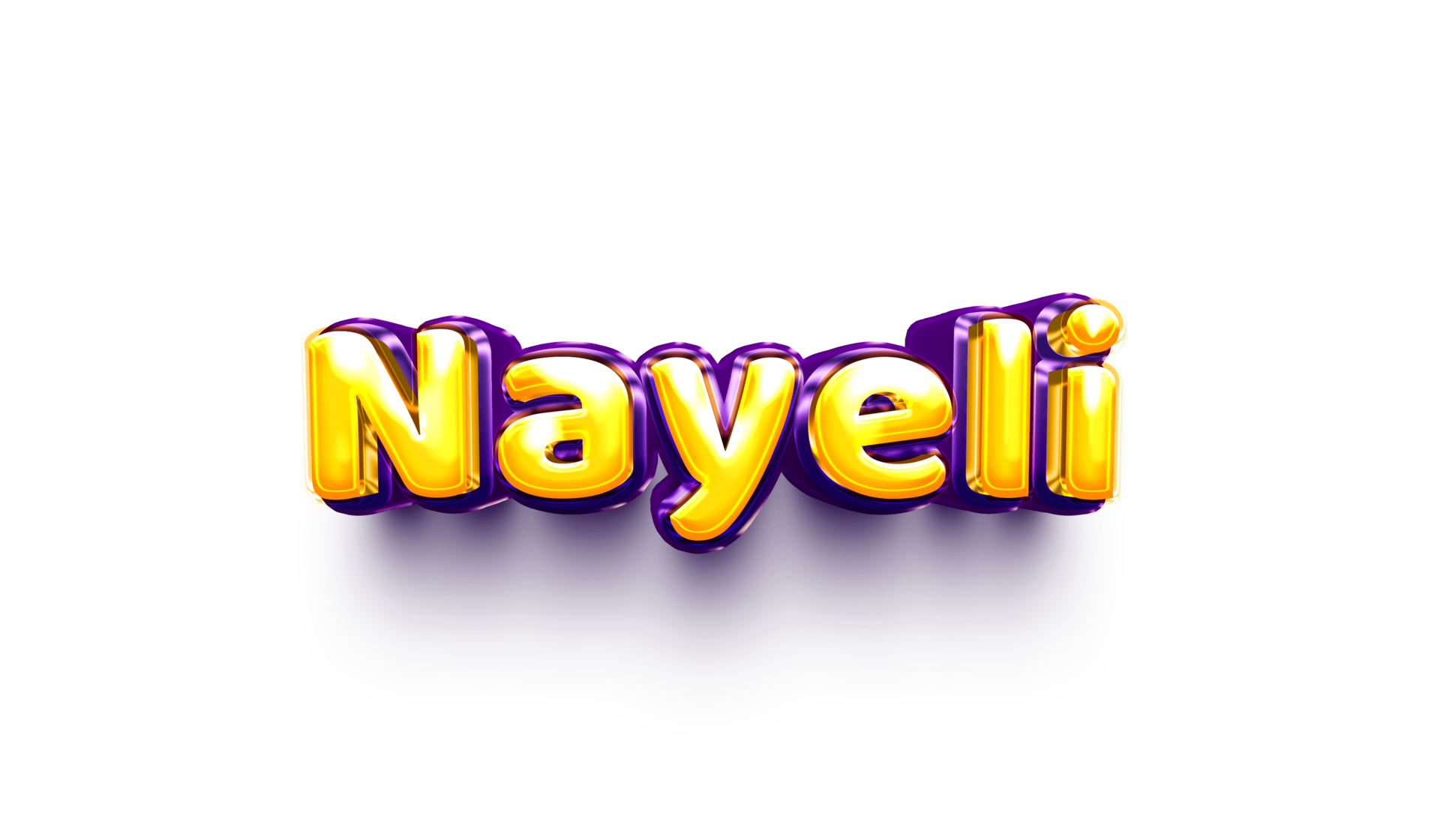 nombres de niñas inglés helio globo brillante celebración pegatina 3d inflado nayeli 15240382 PNG