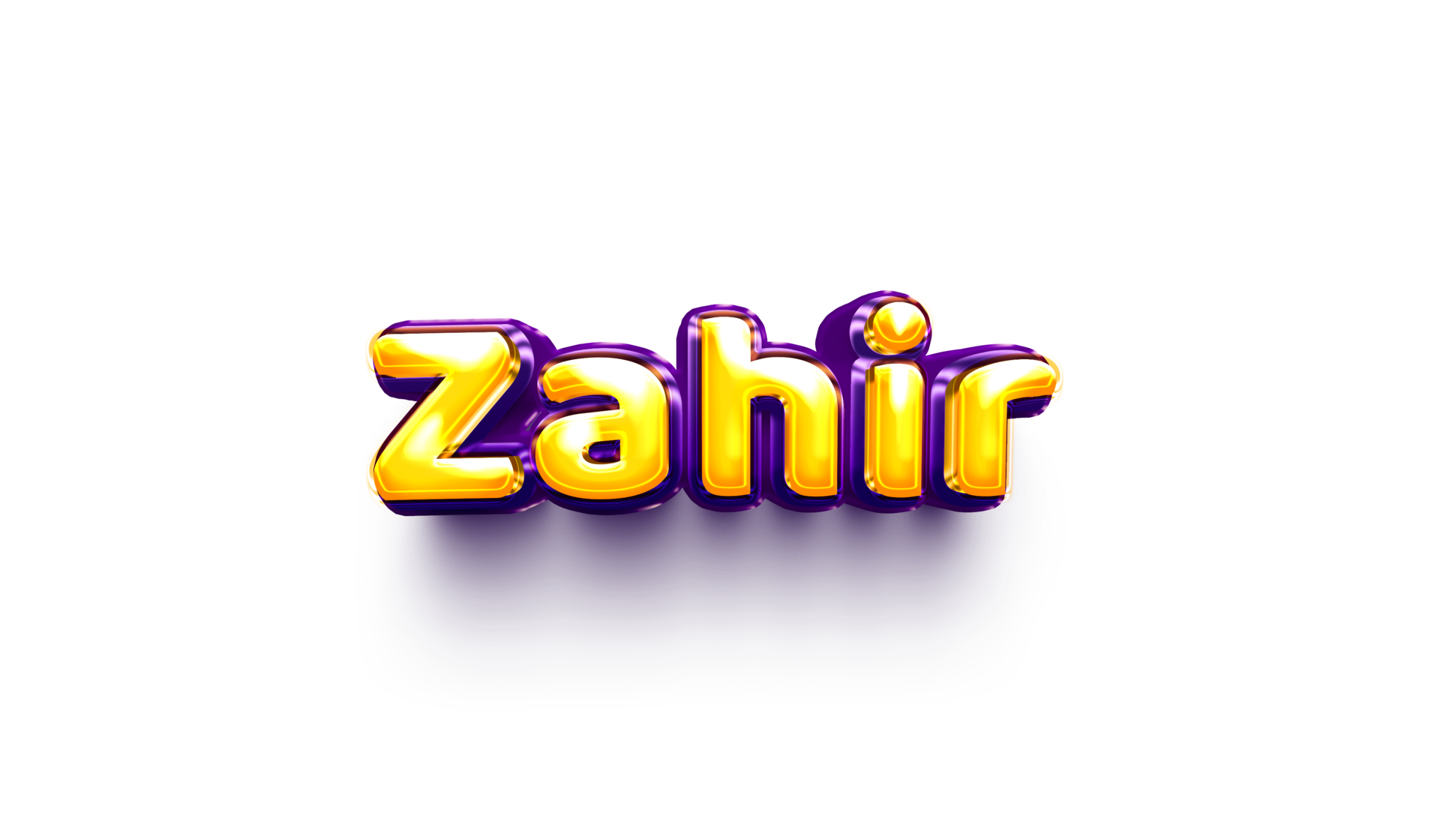 names of boys English helium balloon shiny celebration sticker 3d inflated Zahir 15240439 PNG