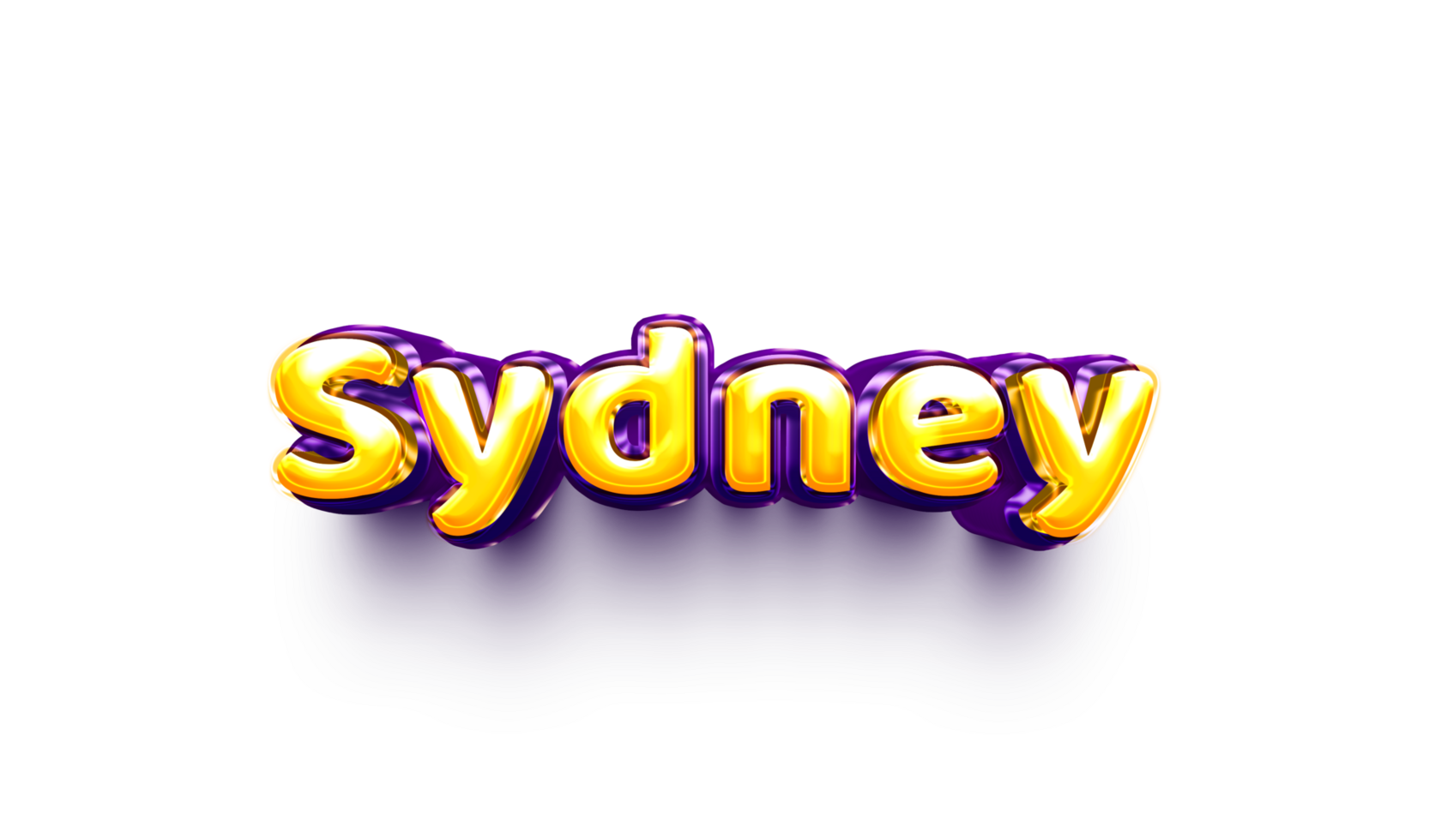 Names Of Girls English Helium Balloon Shiny Celebration Sticker 3d