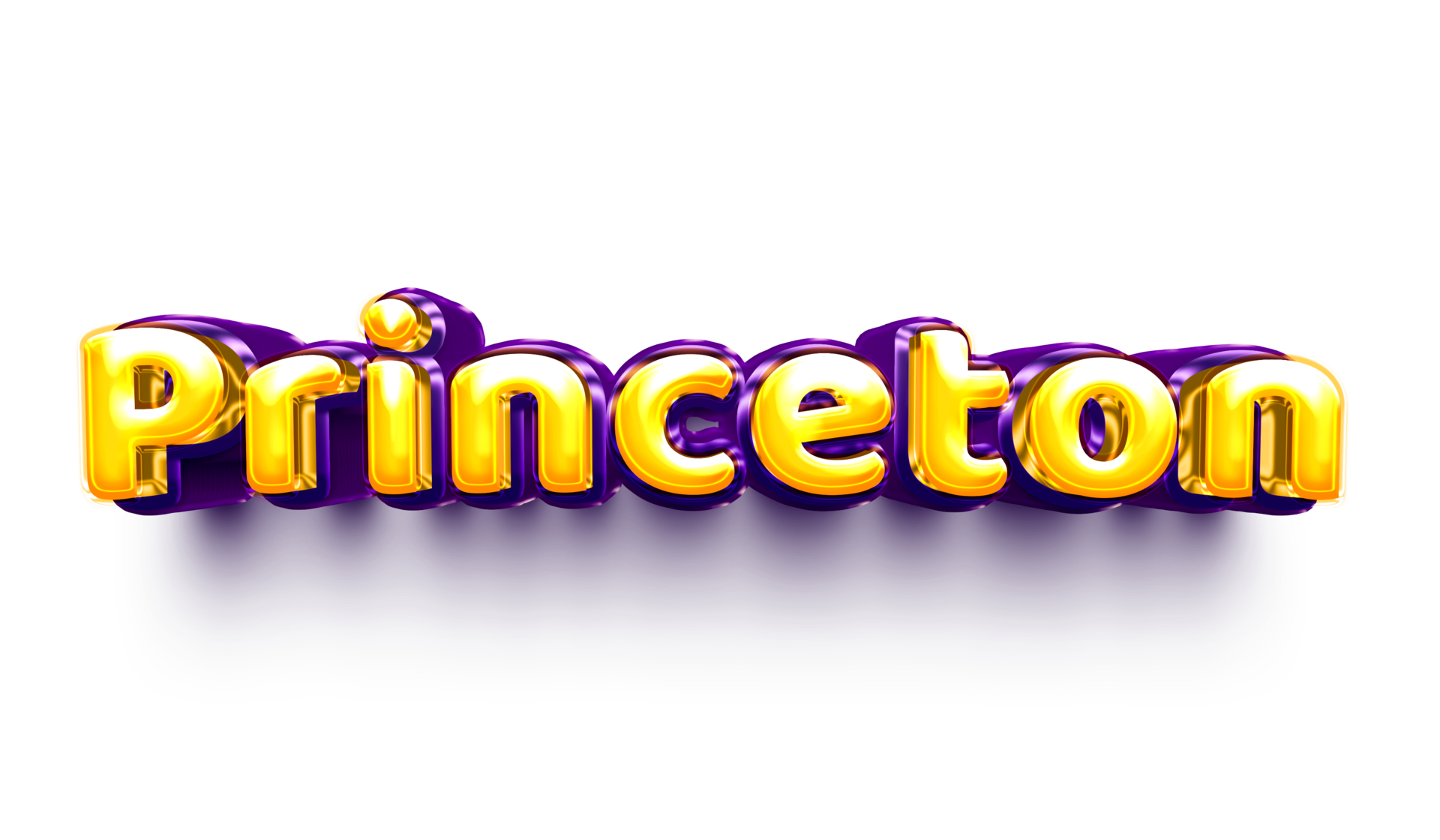 Free names of boy English helium balloon shiny celebration sticker 3d inflated Princeton ...