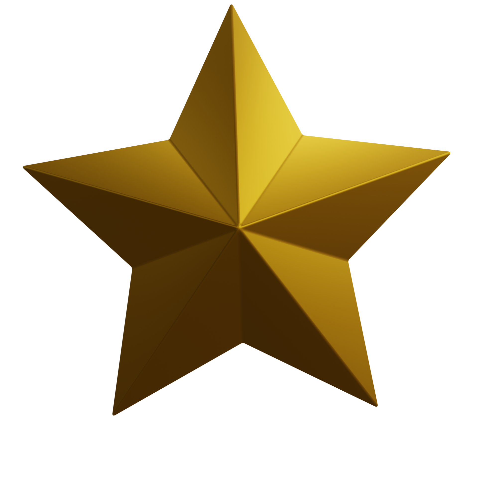 3D star. 3d rendering illustration. 15242206 PNG