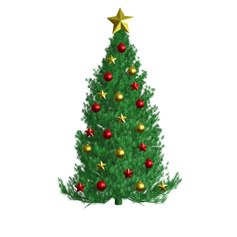 3d Christmas Tree 15242207 Png