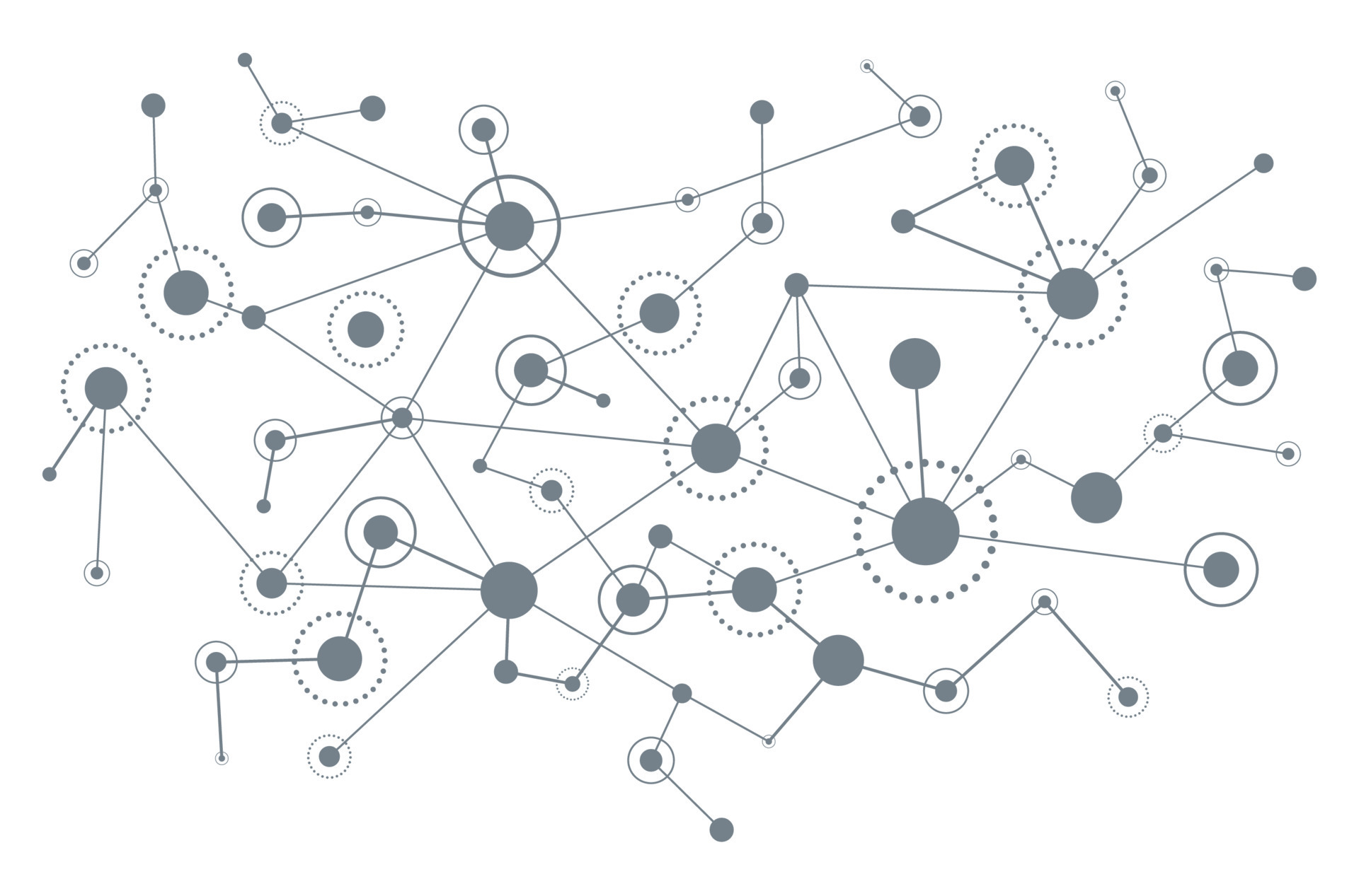 Vector Technology Concept Connected Lines And Dots Network Sign 15258746 Vector Art At Vecteezy