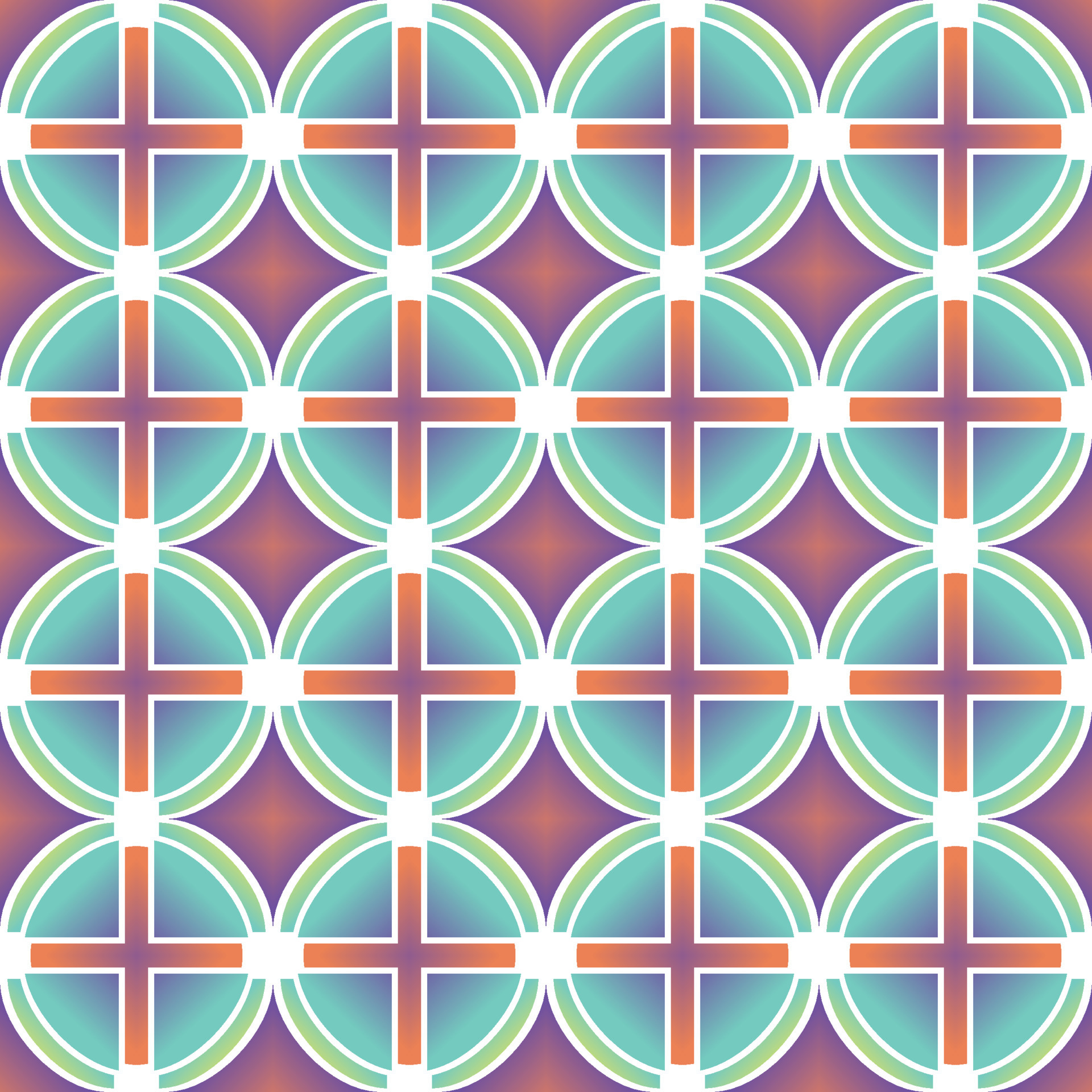 Abstract Motif Geometric Seamless Pattern Line Circle And Cross On Purple Background Vintage