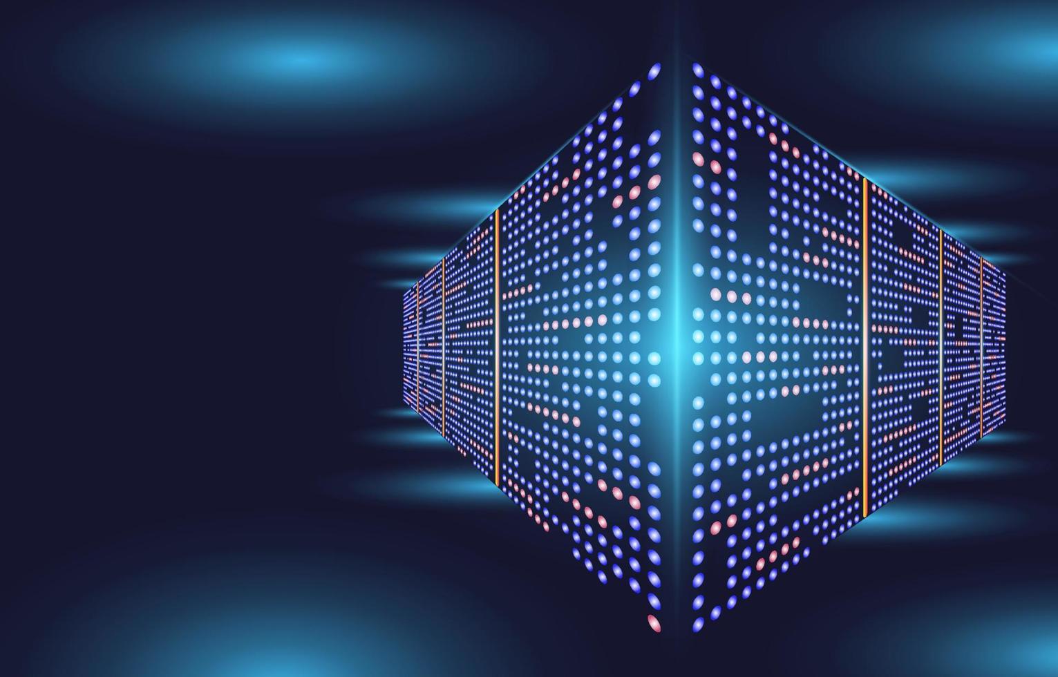 Technology Data Center Abstract Digital Warehouse Server Room Of