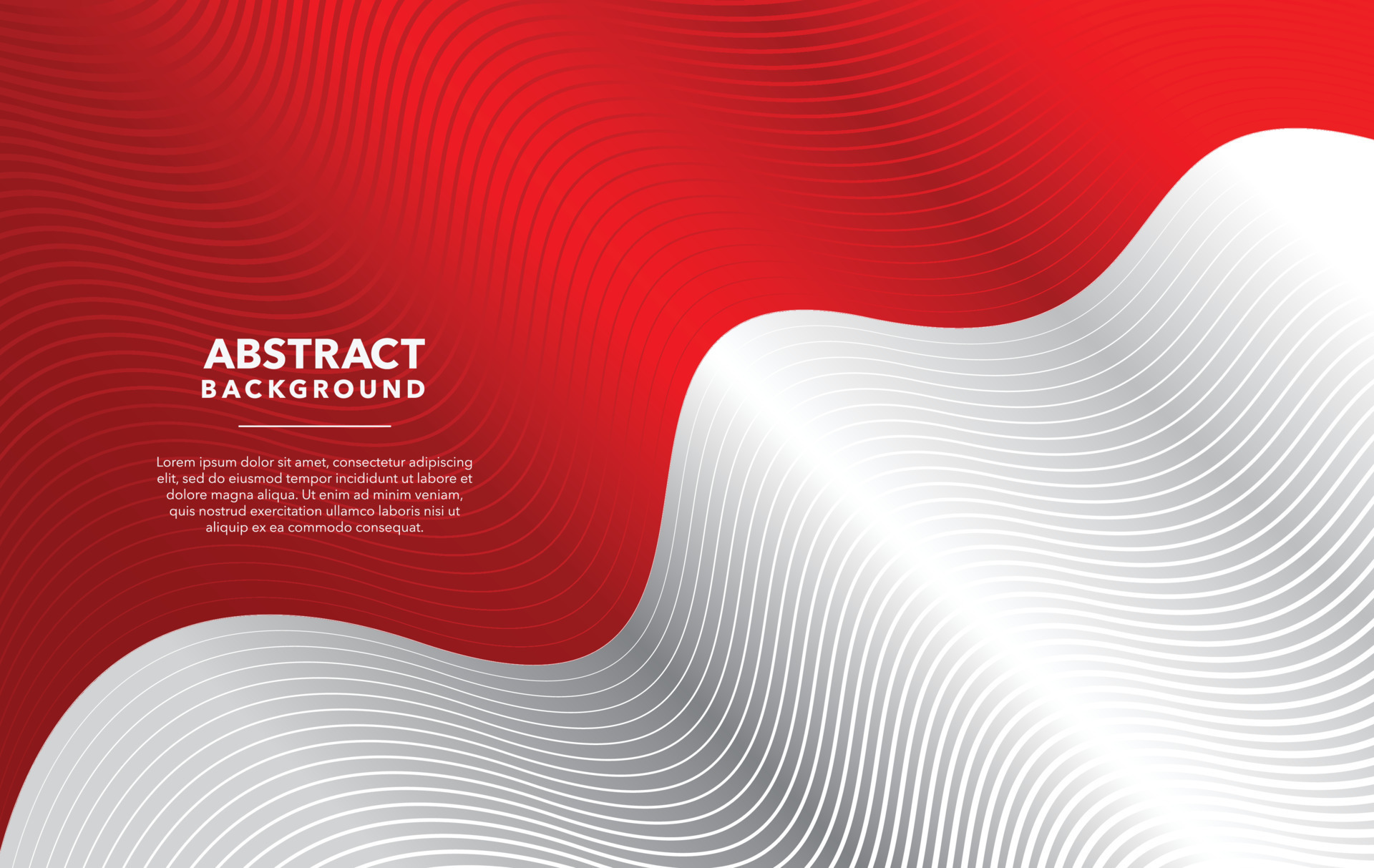 red white modern abstract background design 15259875 Vector Art at Vecteezy