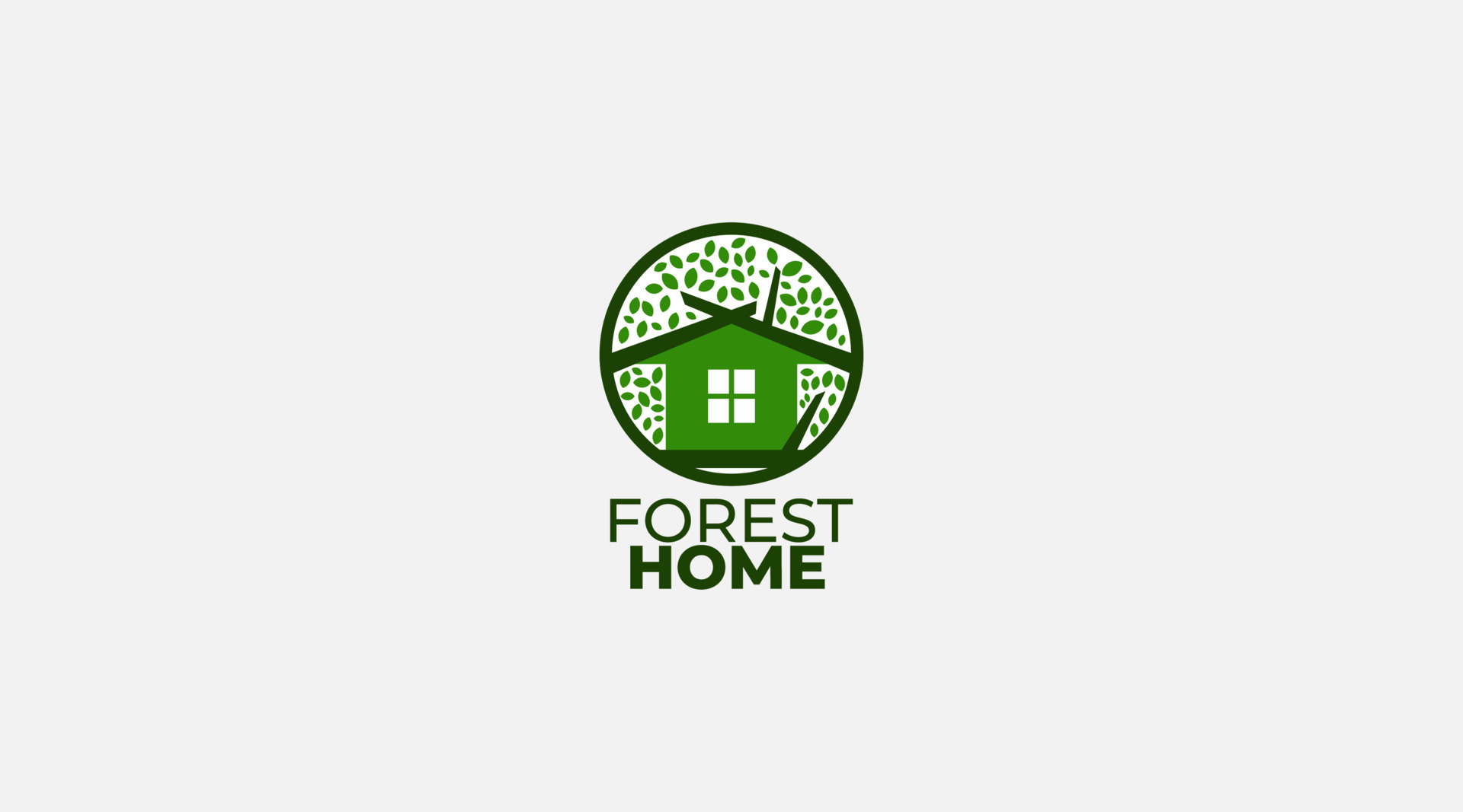 vector de diseño de logotipo de casa bosque casa 15260836 Vector en Vecteezy