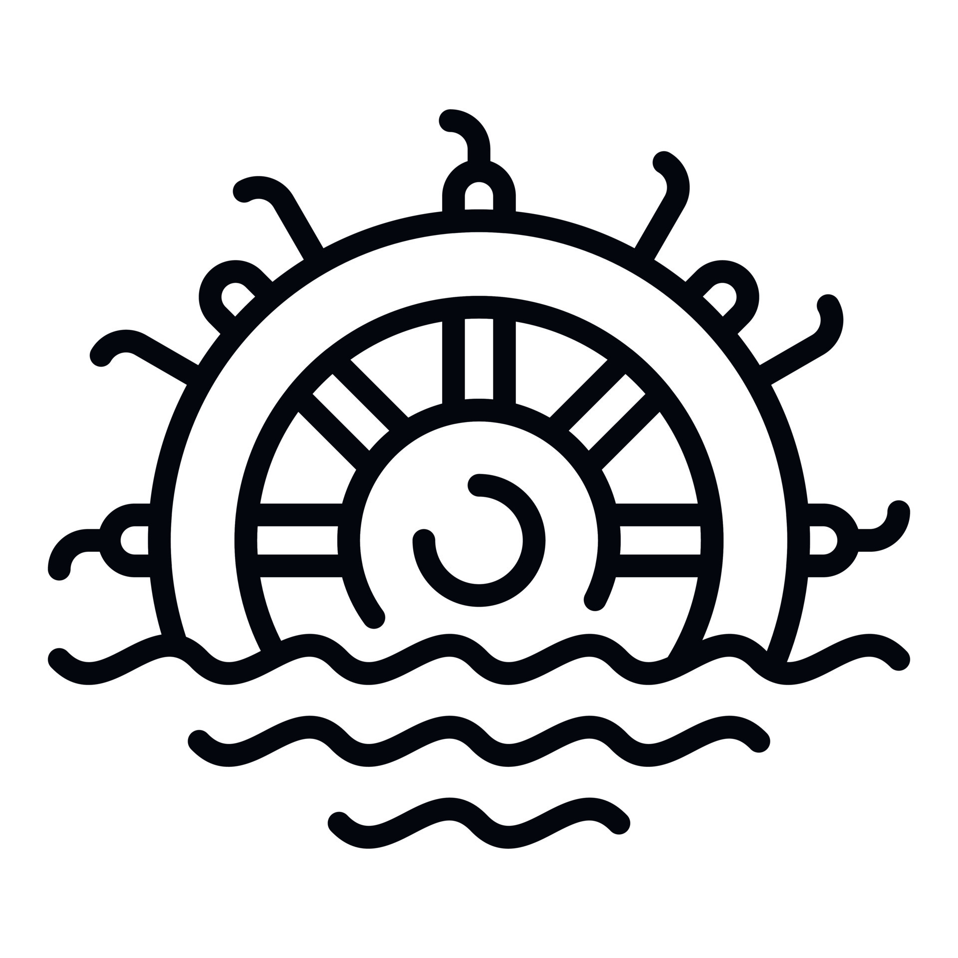 Water Mill Icon Outline Style 15264104 Vector Art At Vecteezy