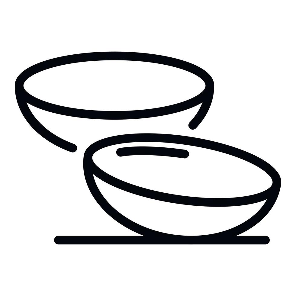 Contact Lenses Icon Outline Style 15265031 Vector Art At Vecteezy