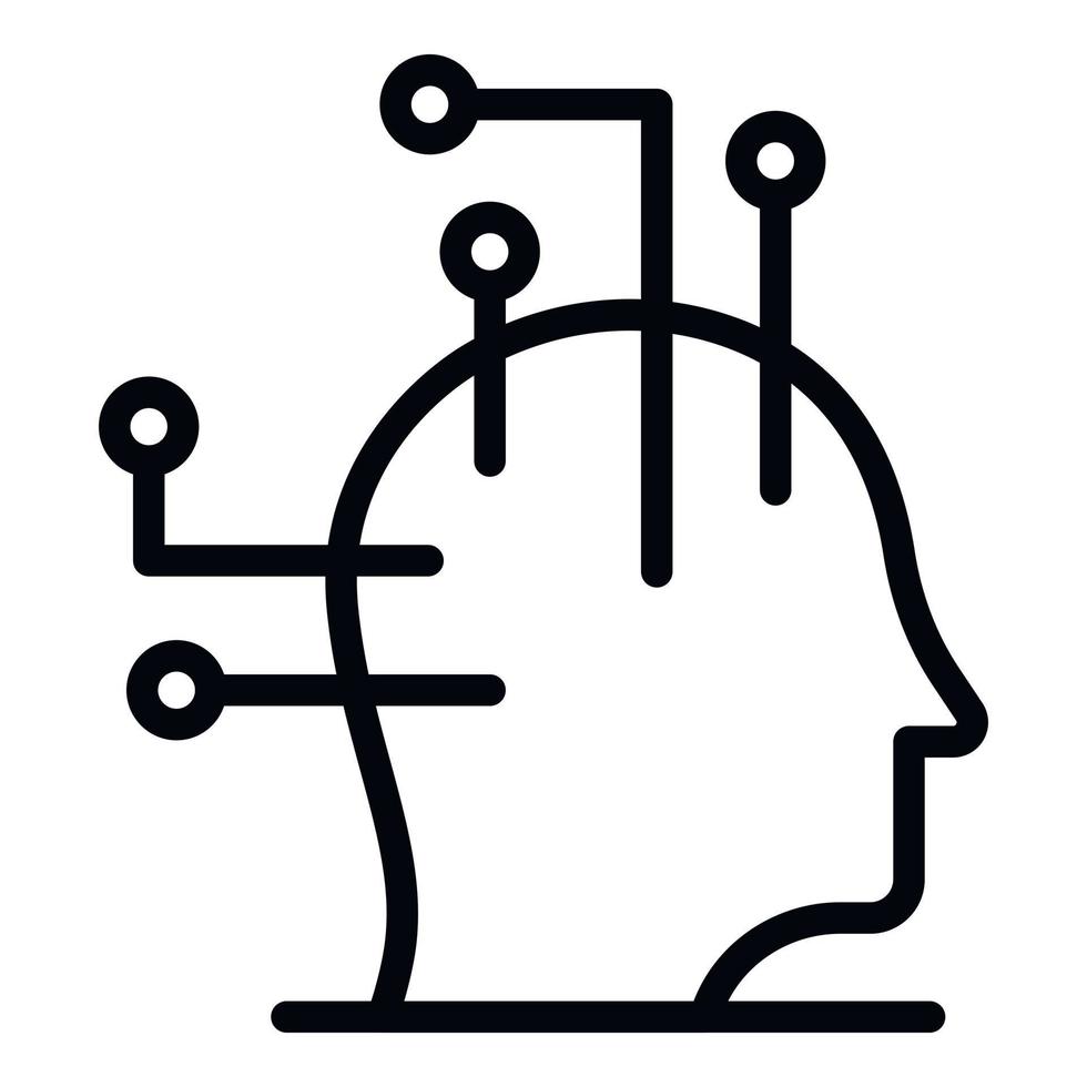 Ai brain icon, outline style 15265652 Vector Art at Vecteezy Ai brain icon, outline style 15265652 Vector Art at Vecteezy
