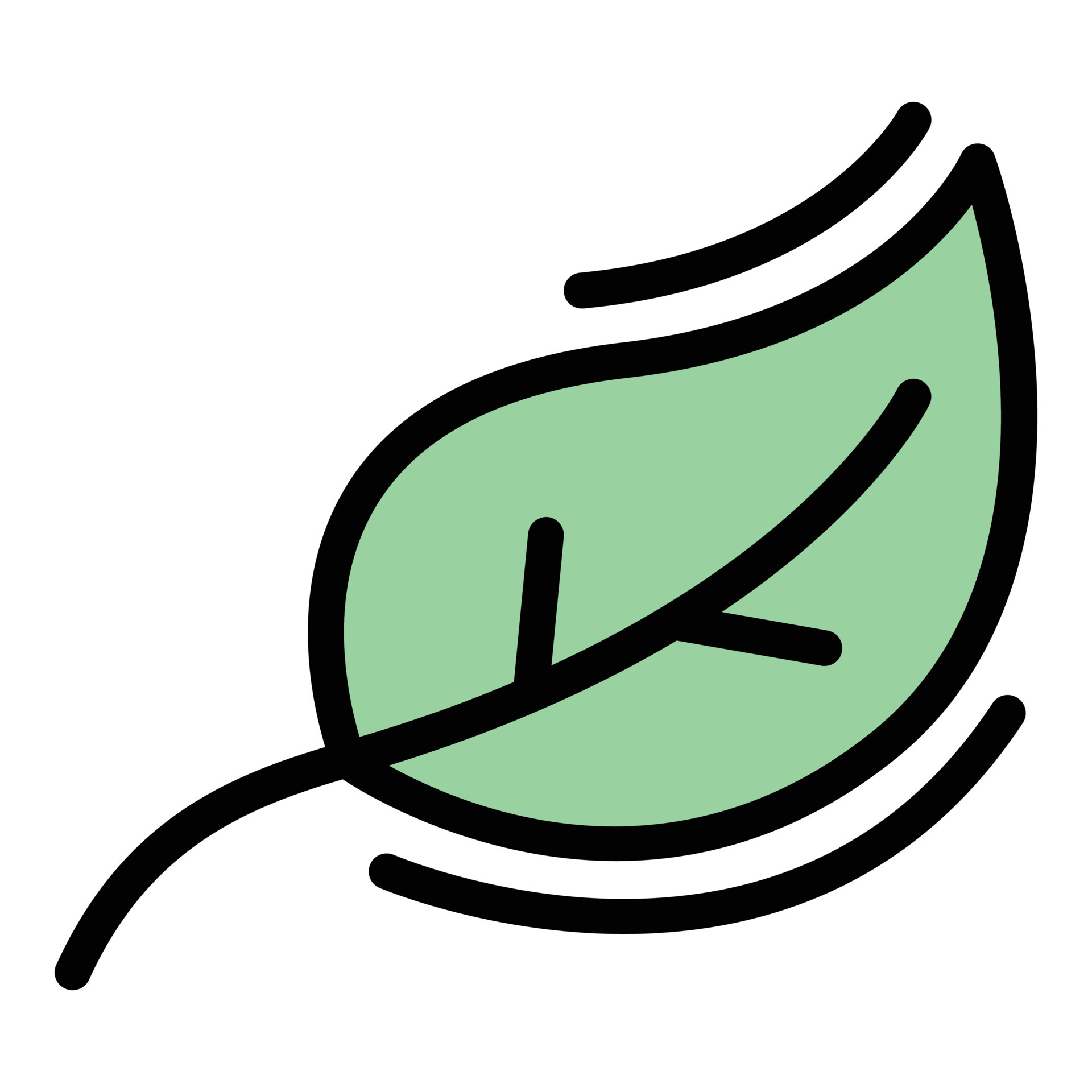 hoja eco naturaleza icono color contorno vector 15266438 Vector en Vecteezy