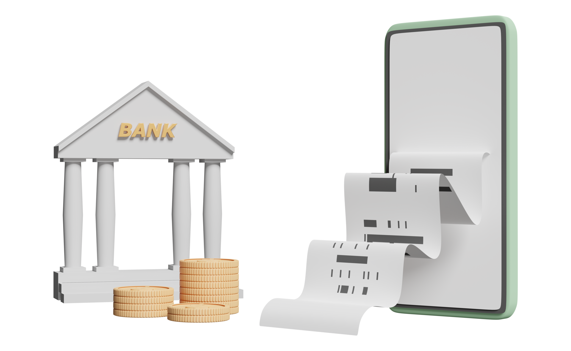 Tel fono M vil Tel fono Inteligente Con Monedas Banco O Edificio De tel-fono-m-vil-tel-fono-inteligente-con-monedas-banco-o-edificio-de