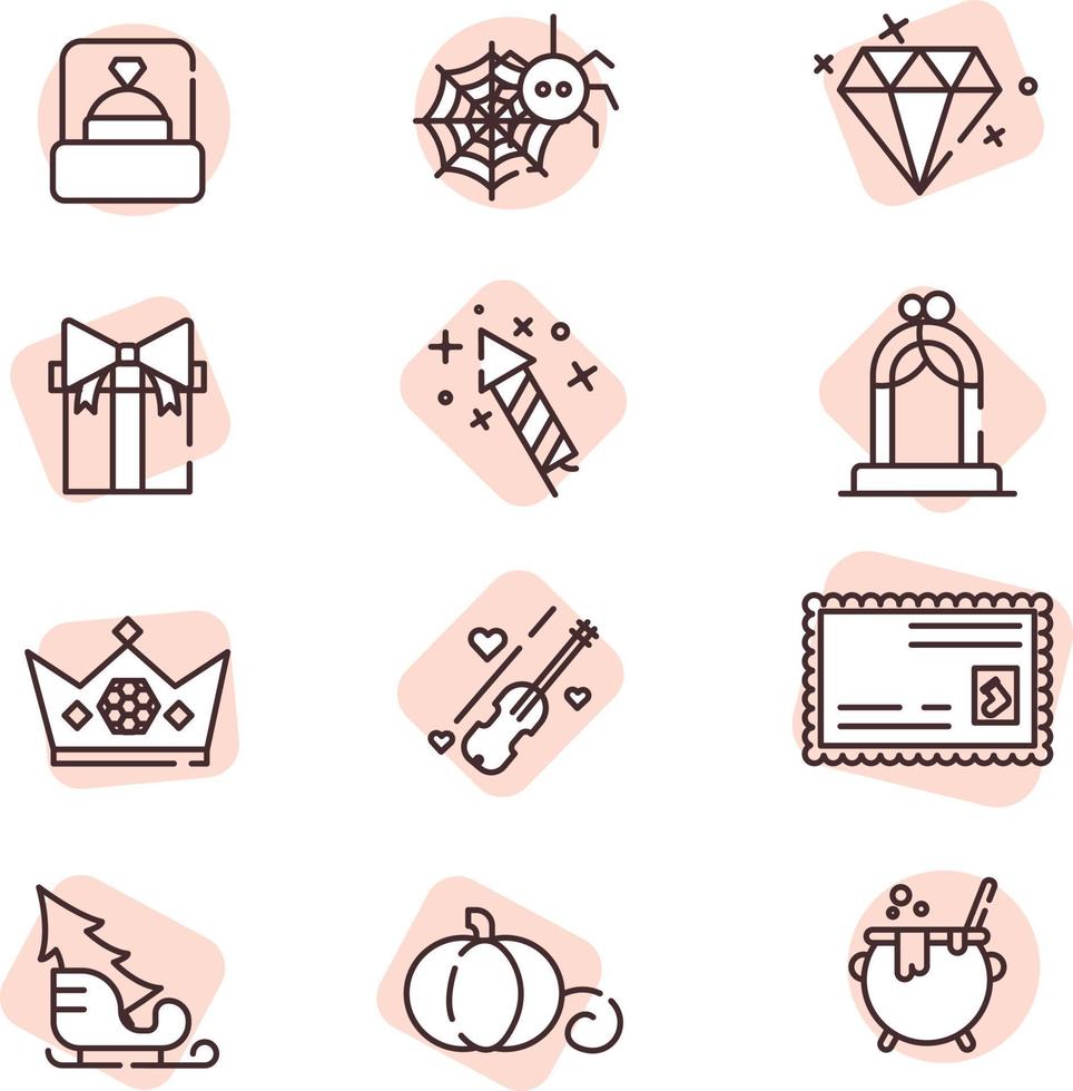 Traditional events, icon, vector on white background. 15267815 Vector ...