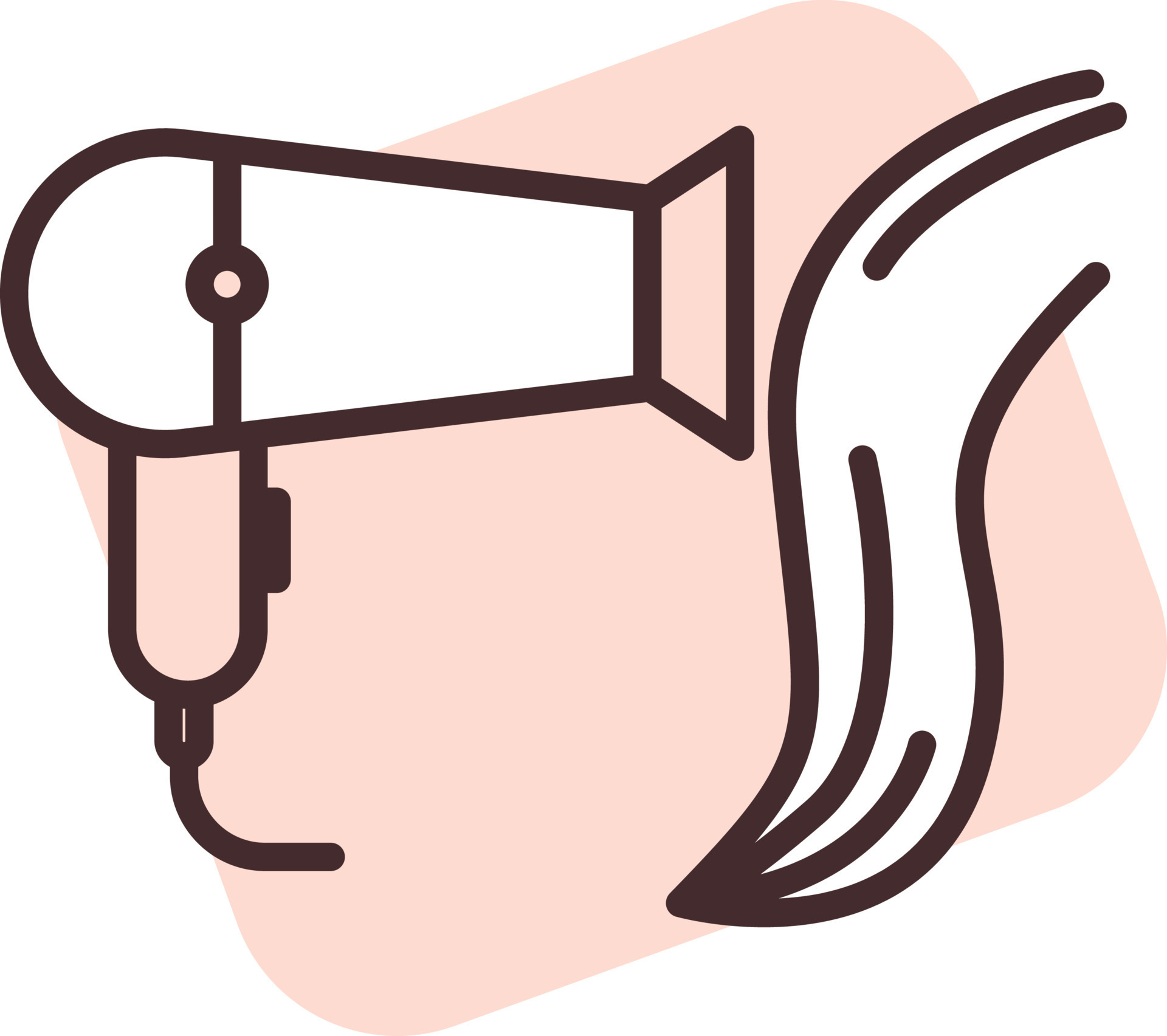 Body Treatment Hair Dressing Icon Vector On White Background 15268228 Vector Art At Vecteezy