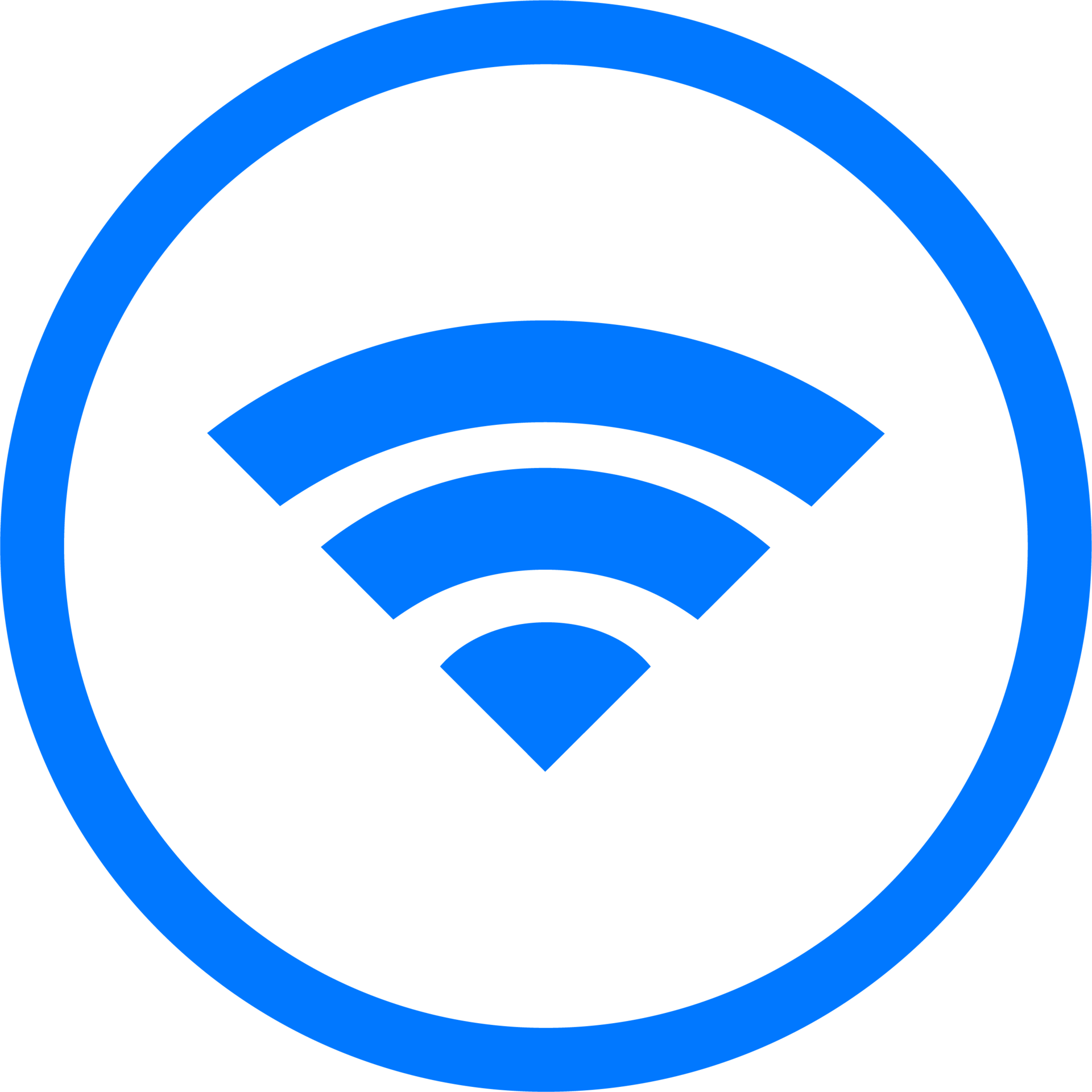 Wifi Logo Blue